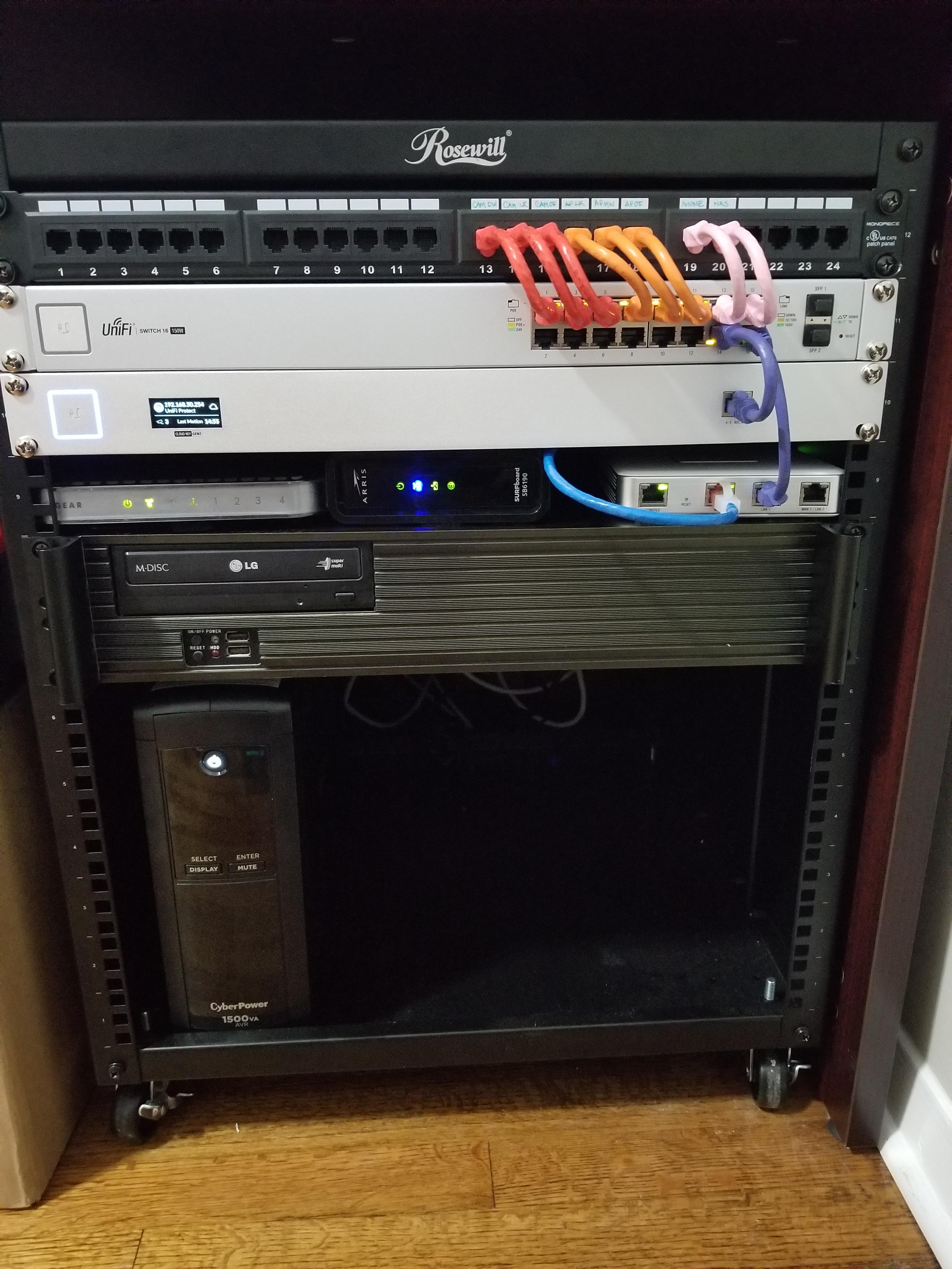 My humble small home network rack. | Scrolller
