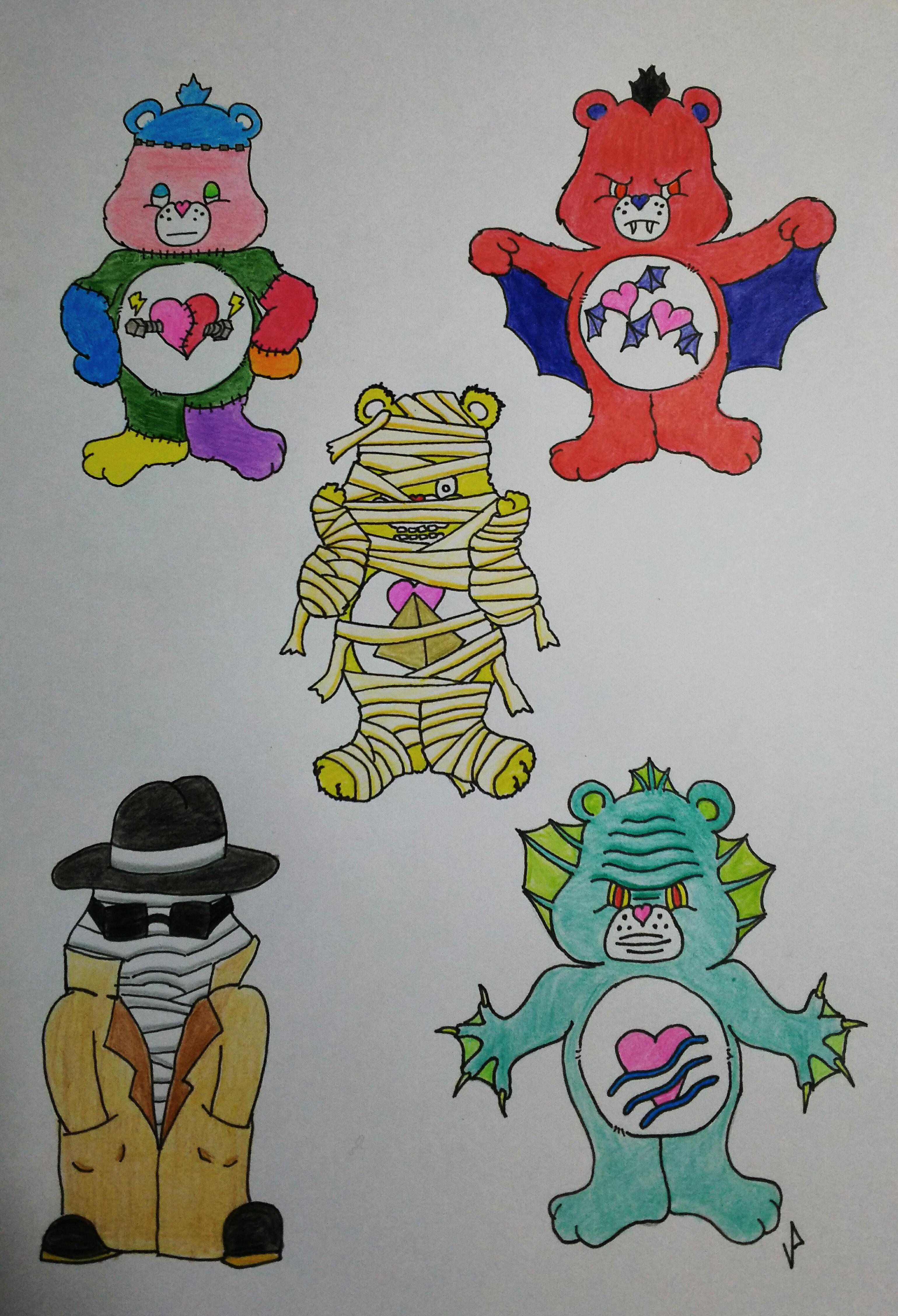 My ideas for a Universal Monsters x Carebears crossover | Scrolller