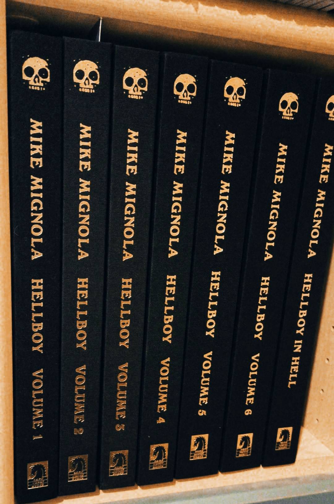 My - just yesterday - completed Hellboy Library Edition collection. I'm in love with the quality ...