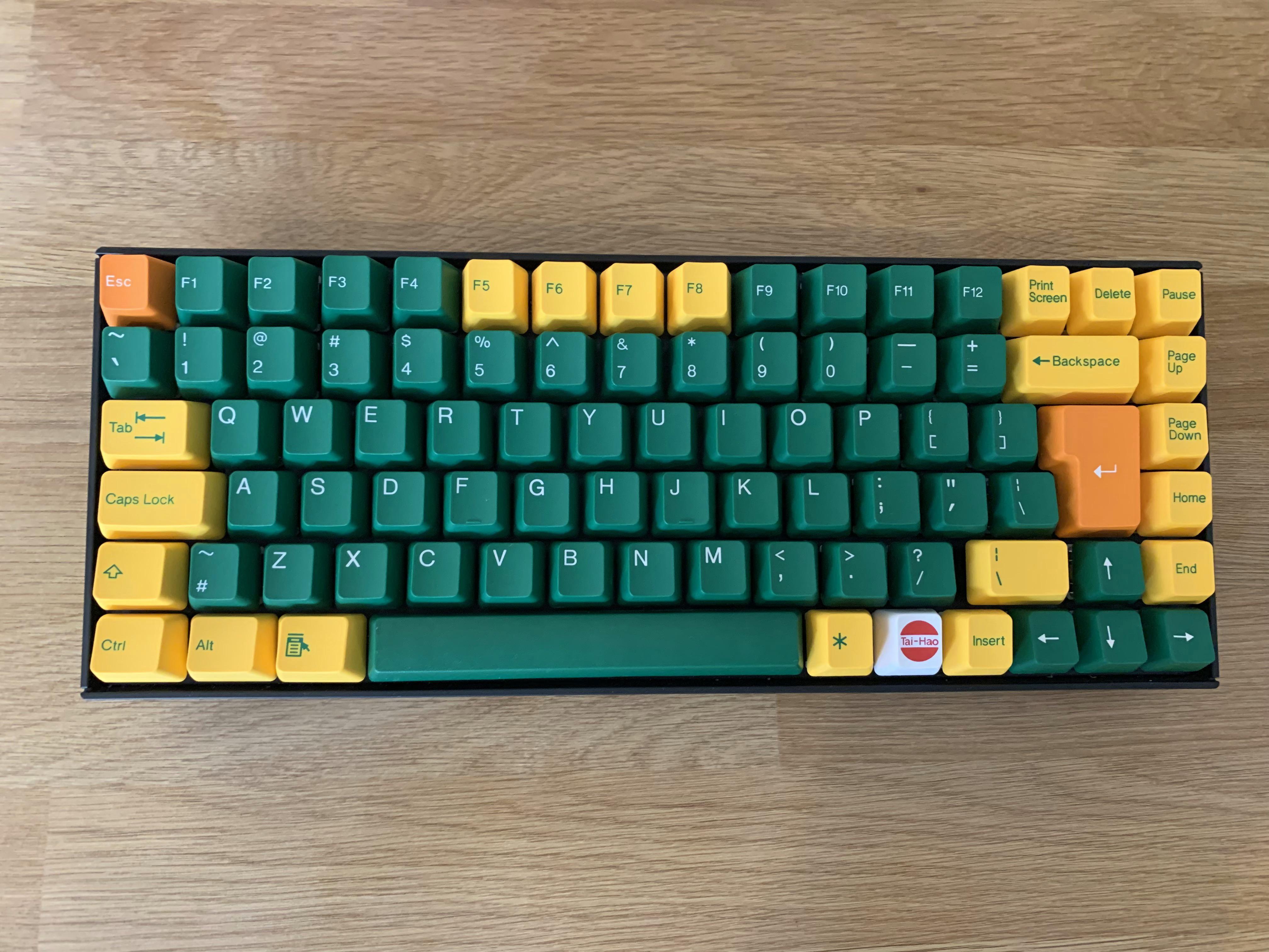 My K2 v1 with some new keycaps. | Scrolller