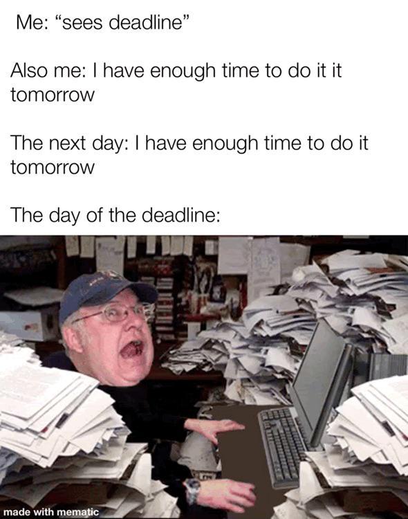 My key word is PROCRASTINATION | Scrolller