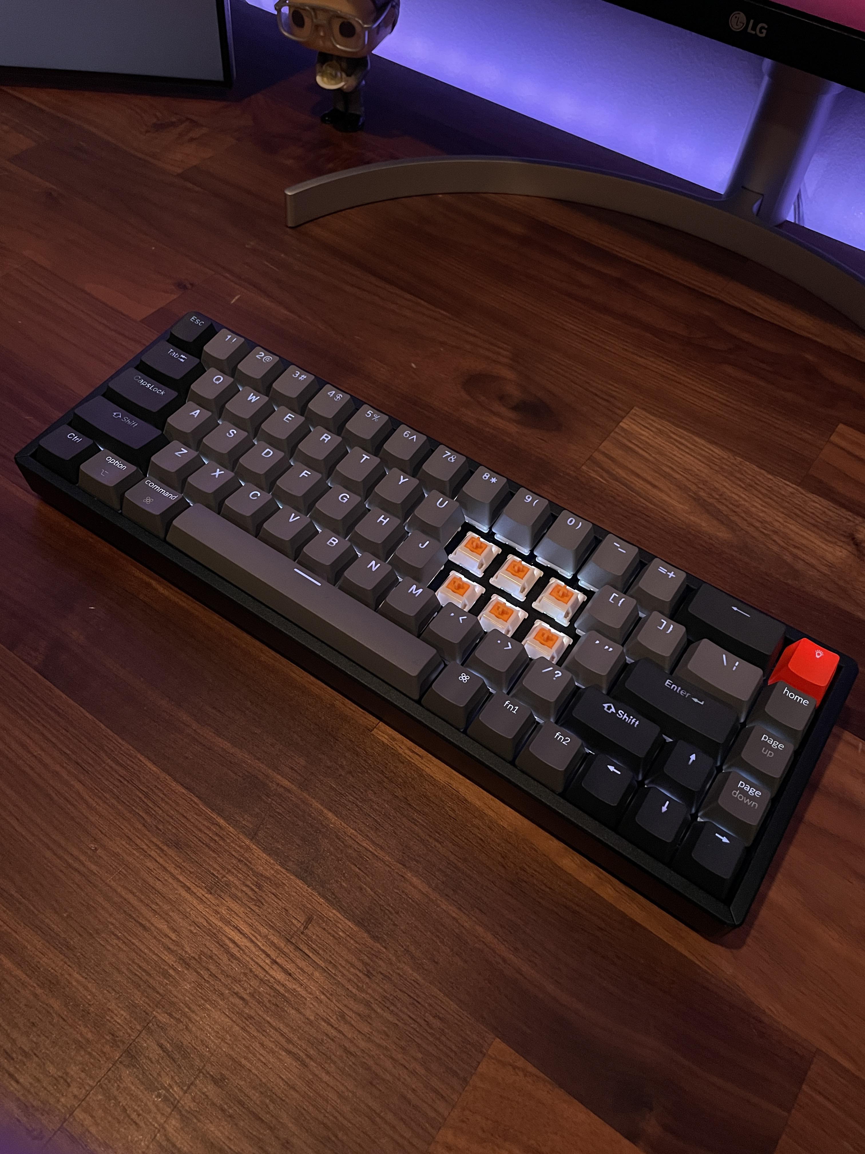 My Keychron K6 with Glorious Holy Pandas | Scrolller