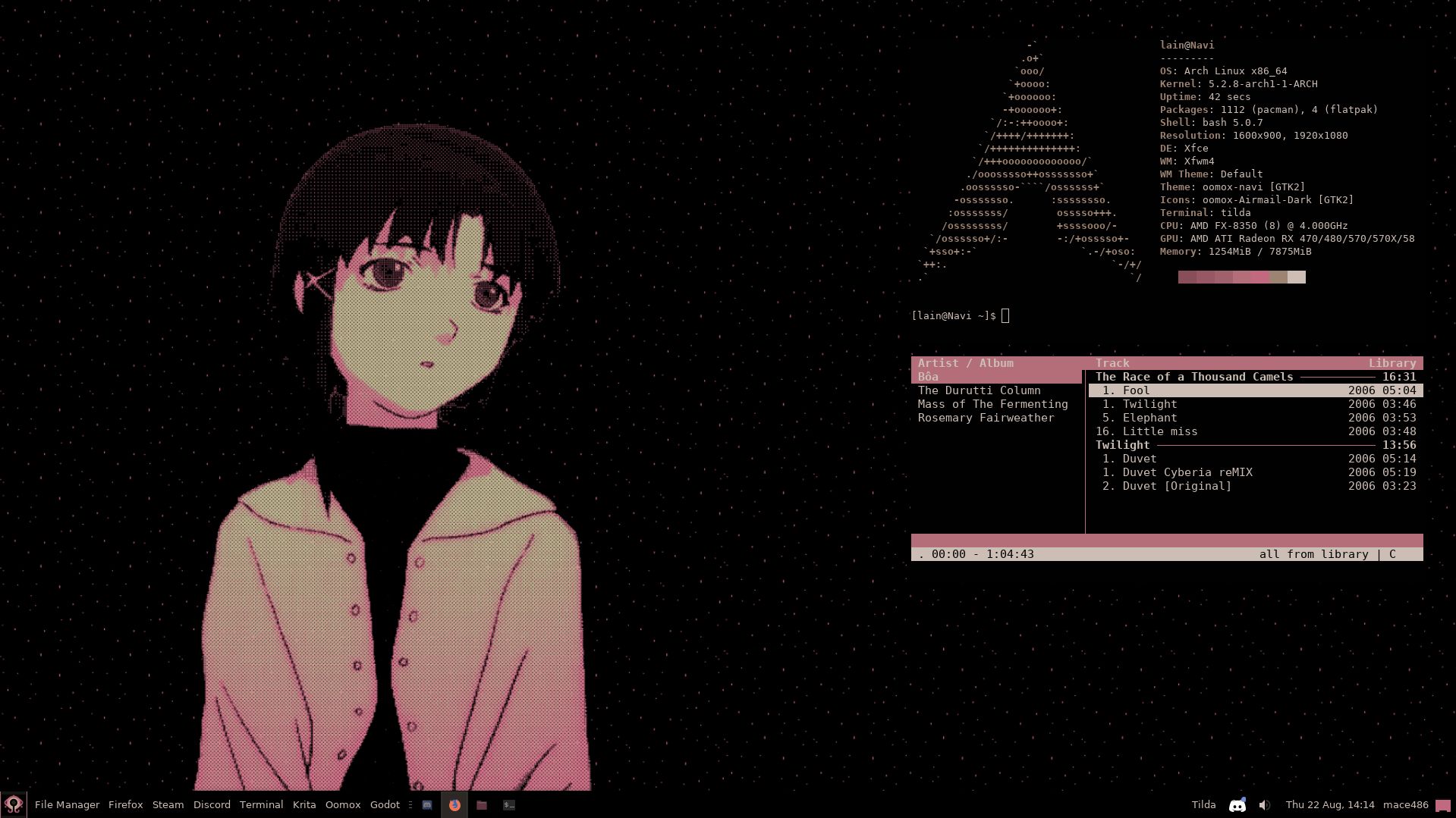 My Lain-themed desktop | Scrolller