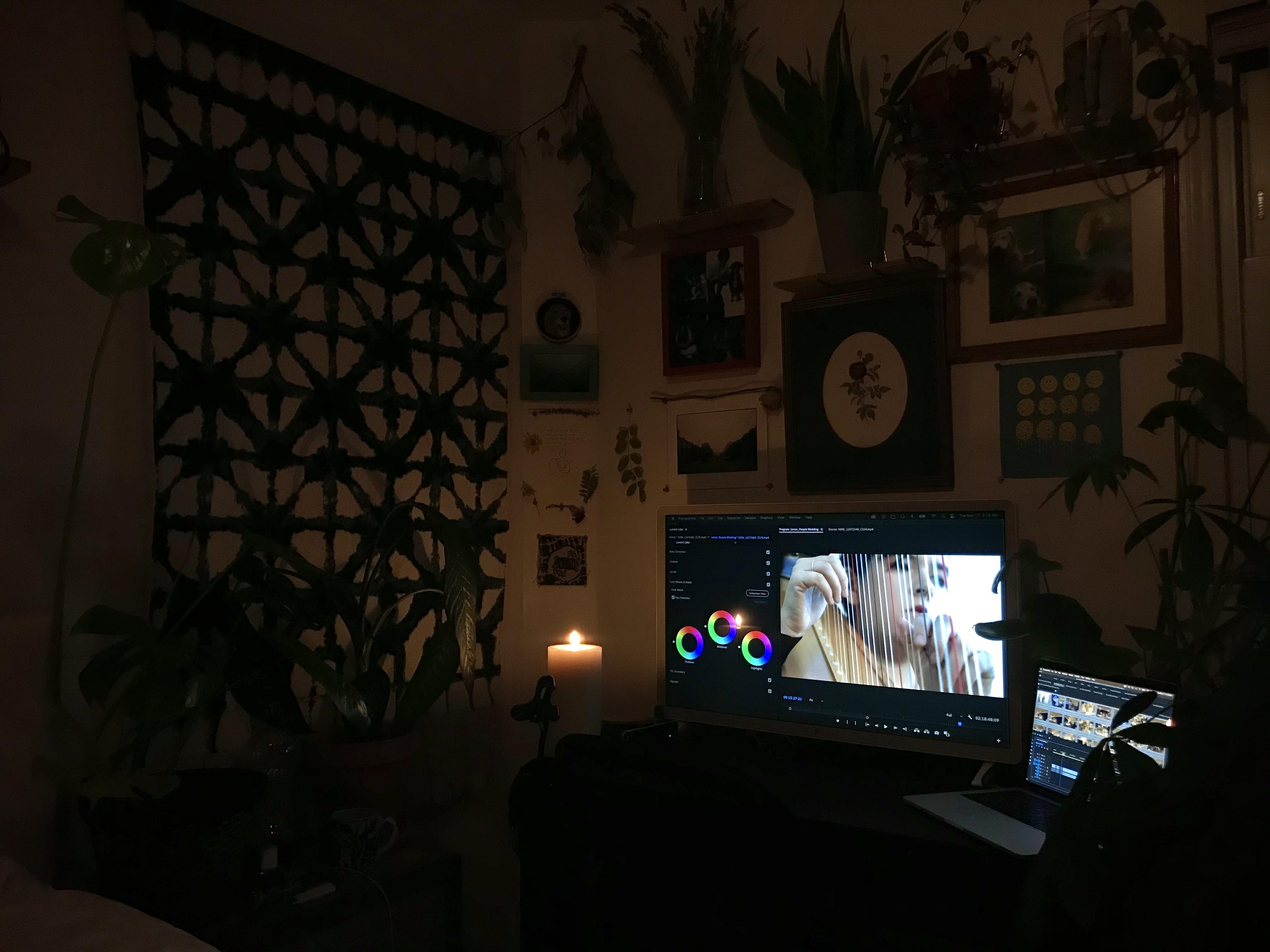 My Late Night Workspace | Scrolller