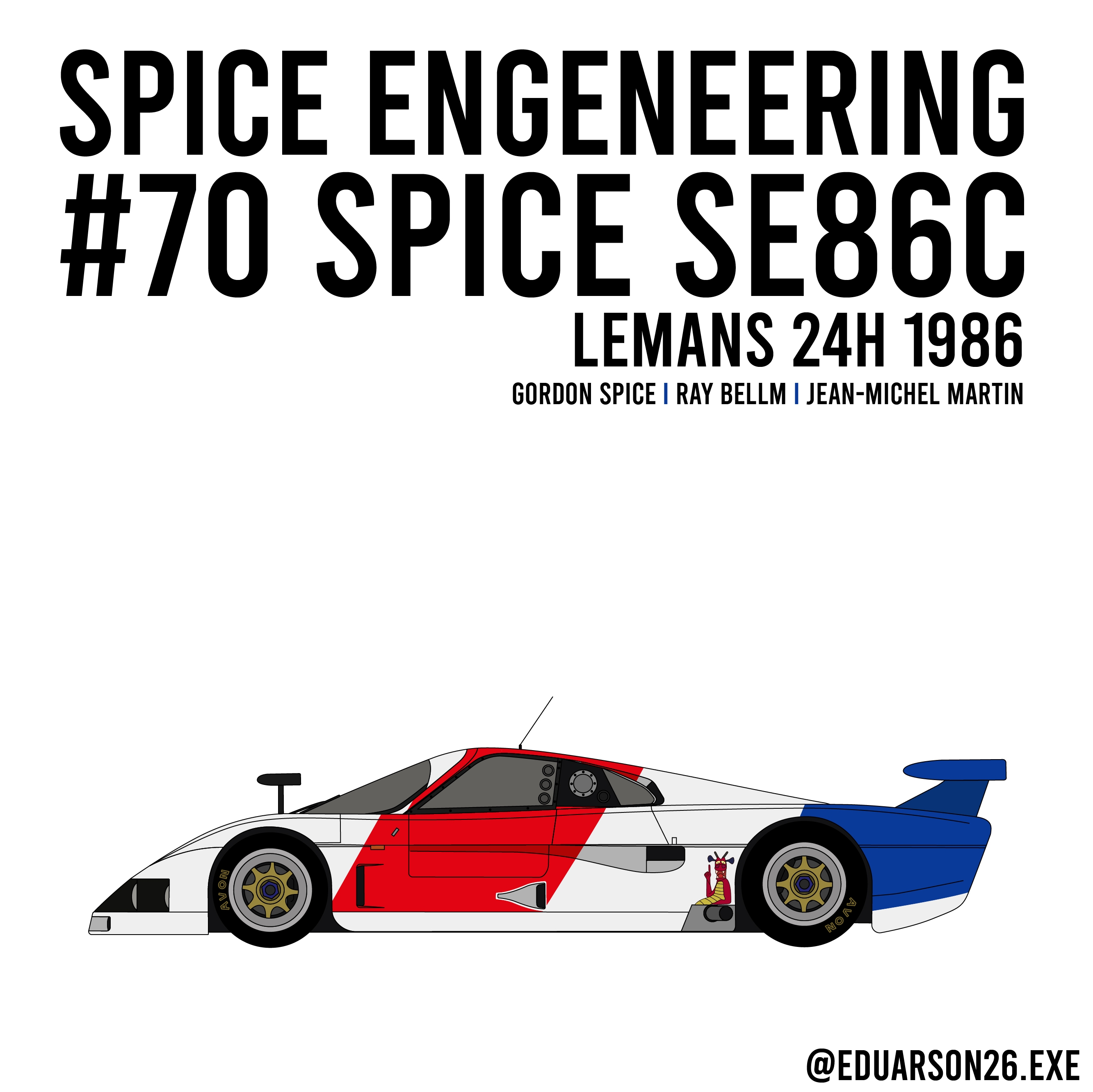 My latest illustration, one of the best C2 cars on its debut. Live on ...