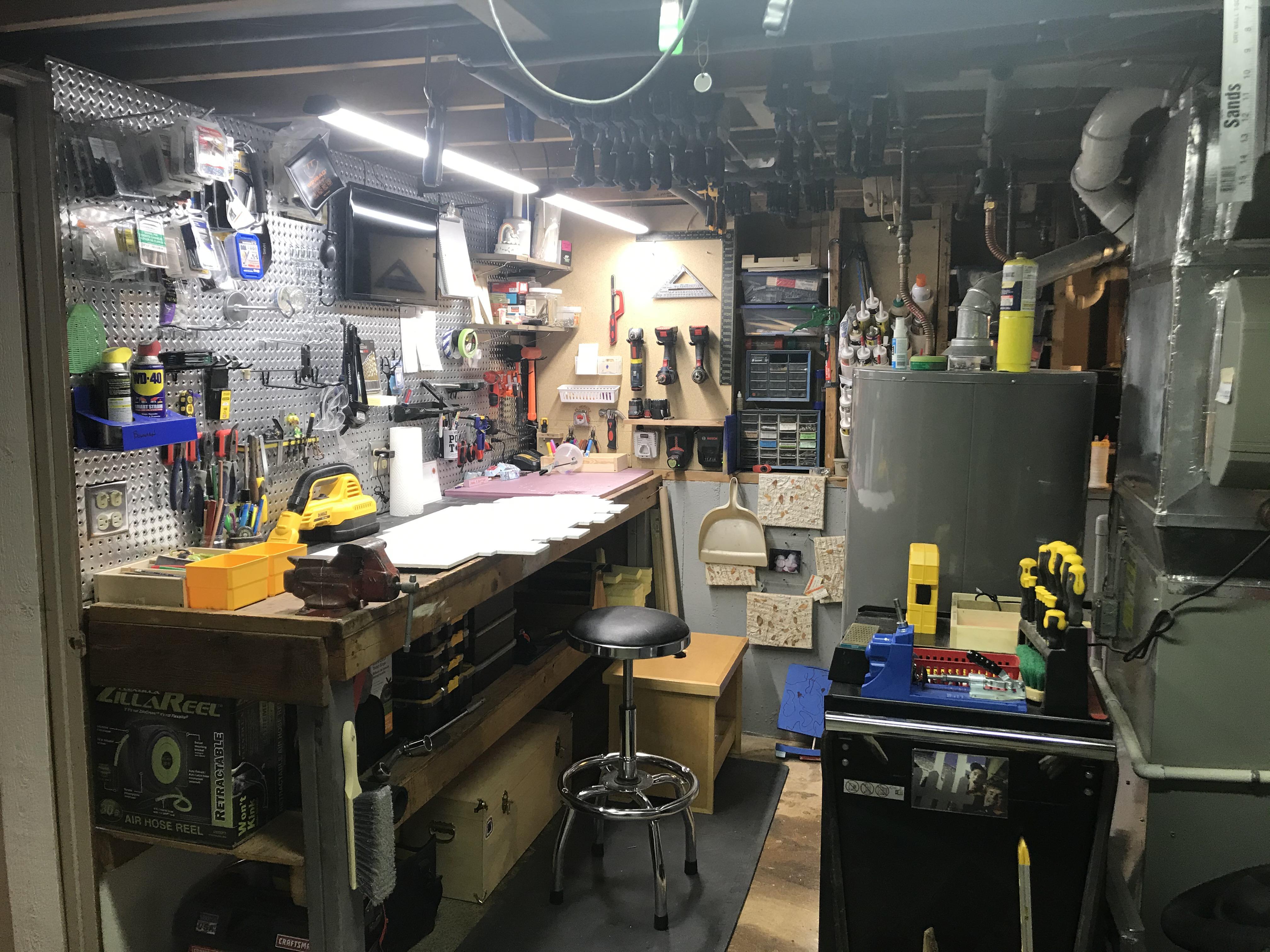 My little hole in the basement. | Scrolller