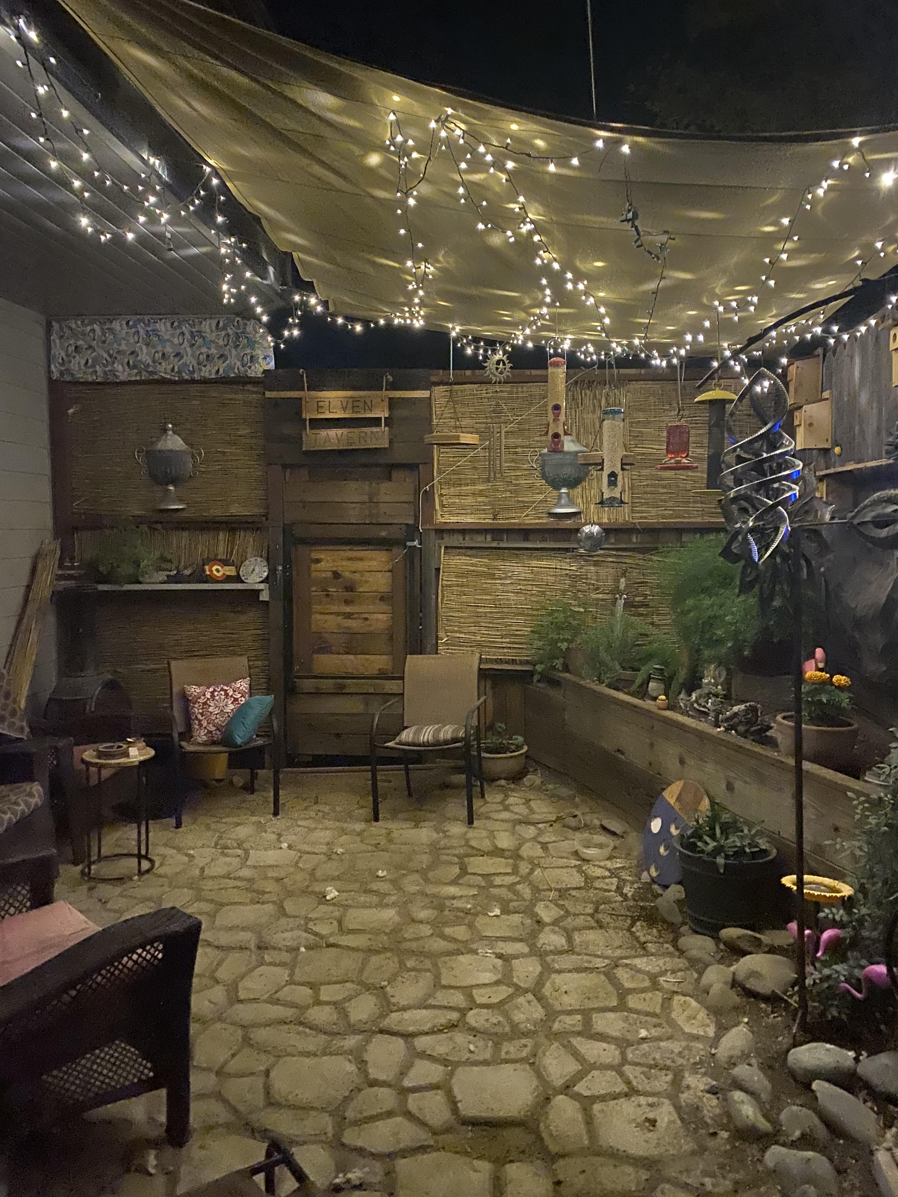 My little porch behind a 10' fence | Scrolller