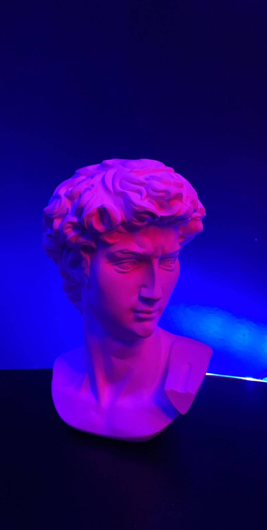 My mini statue of David with some LEDs | Scrolller