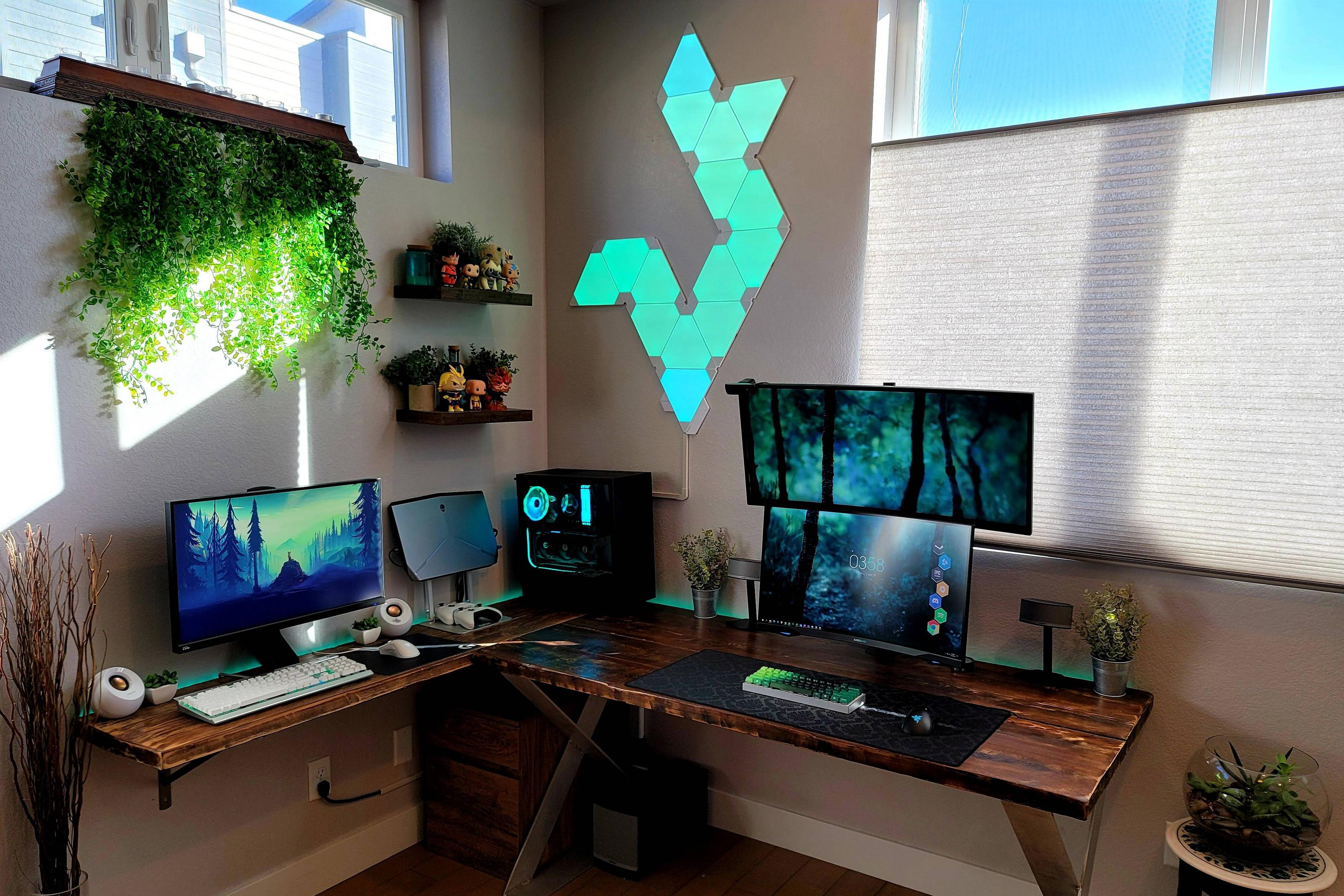 My nearly completed industrial rustic setup | Scrolller