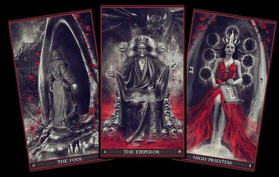 My neighbor just released a tarot deck with Asenath Mason - Oraculum Leviathan | Scrolller