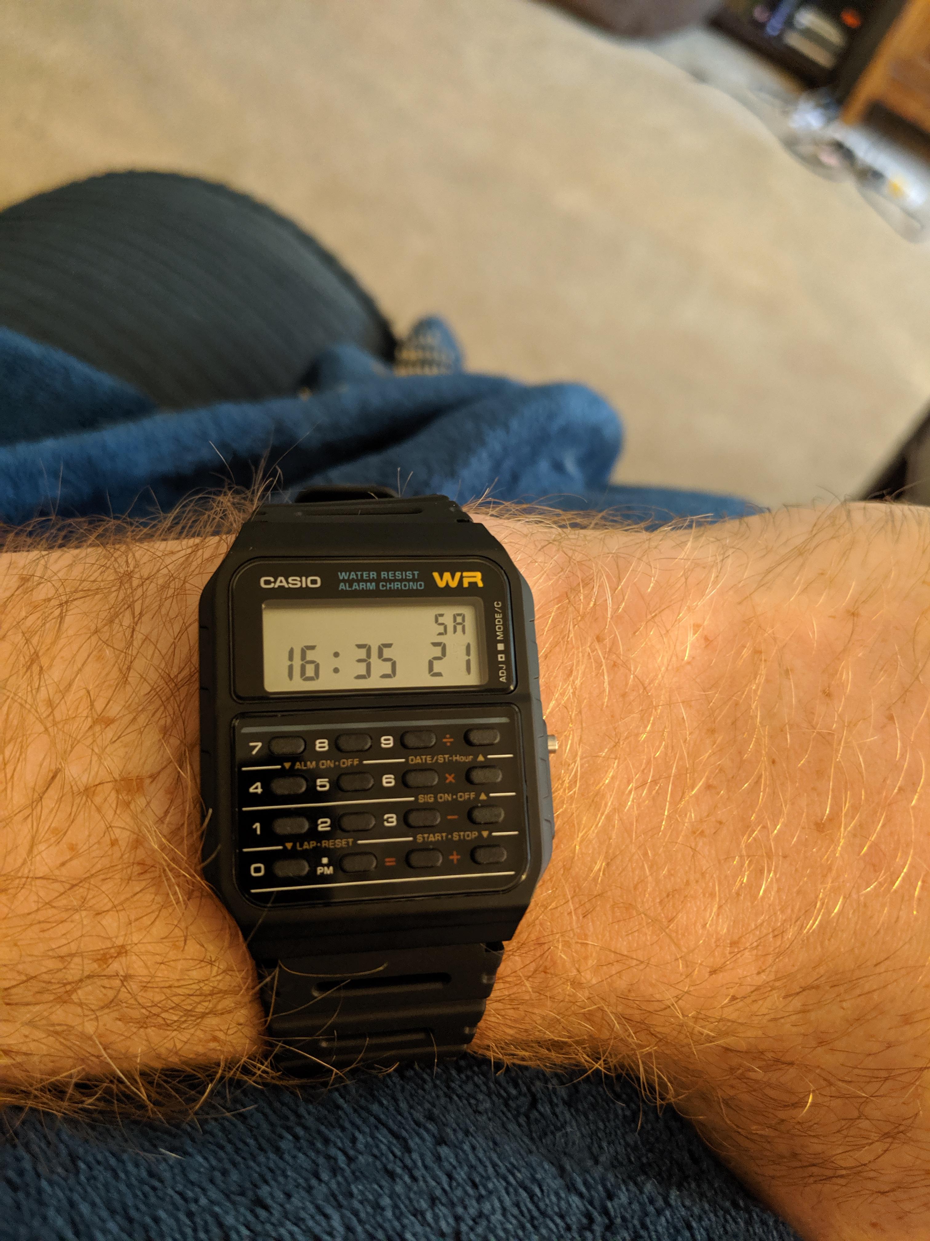 My new Casio calculator watch | Scrolller