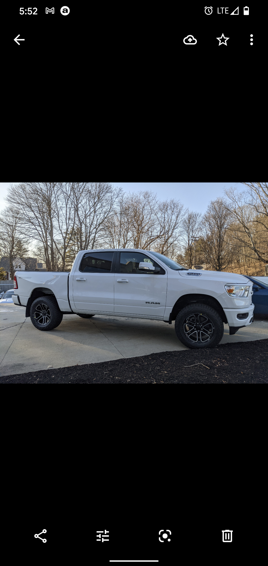 My new ram 1500. Factory 3" mopar lift with 33" . Borla super aggressive exhaust will be here ...
