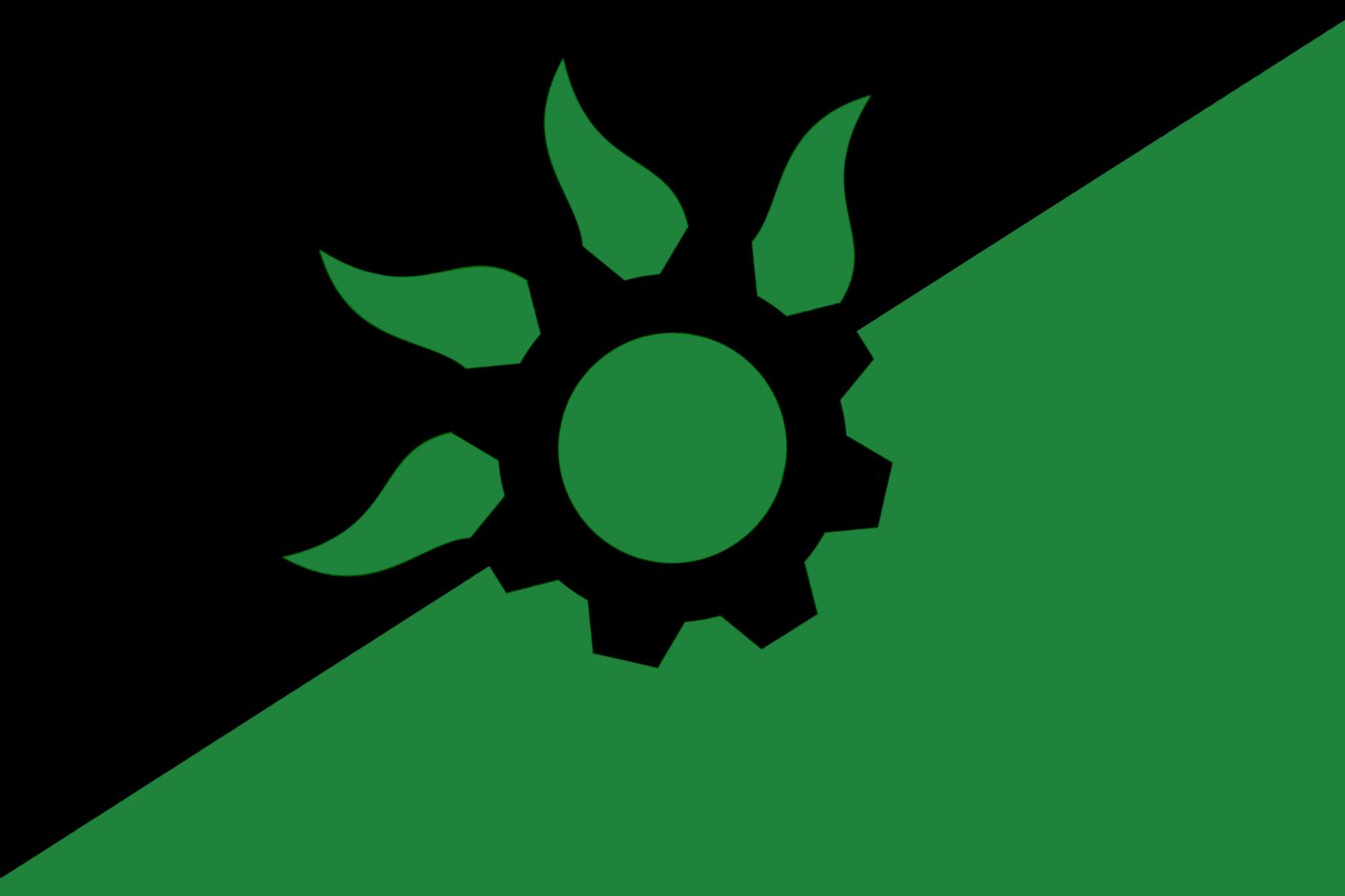 My new solarpunk flag design! | Scrolller