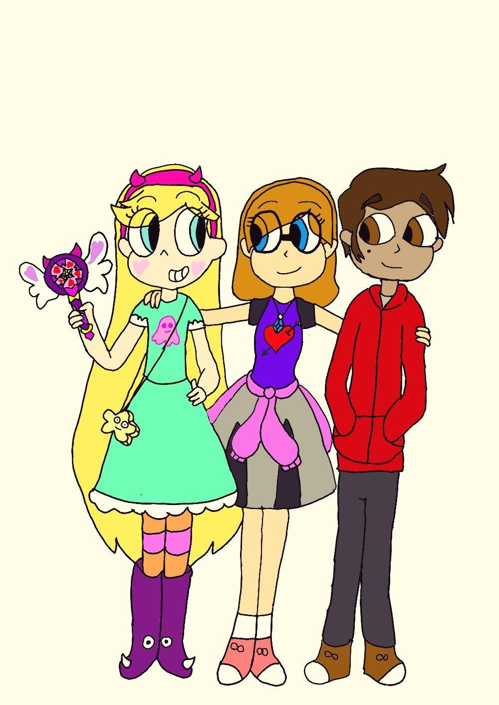 My OC with my idol and senpai | Scrolller