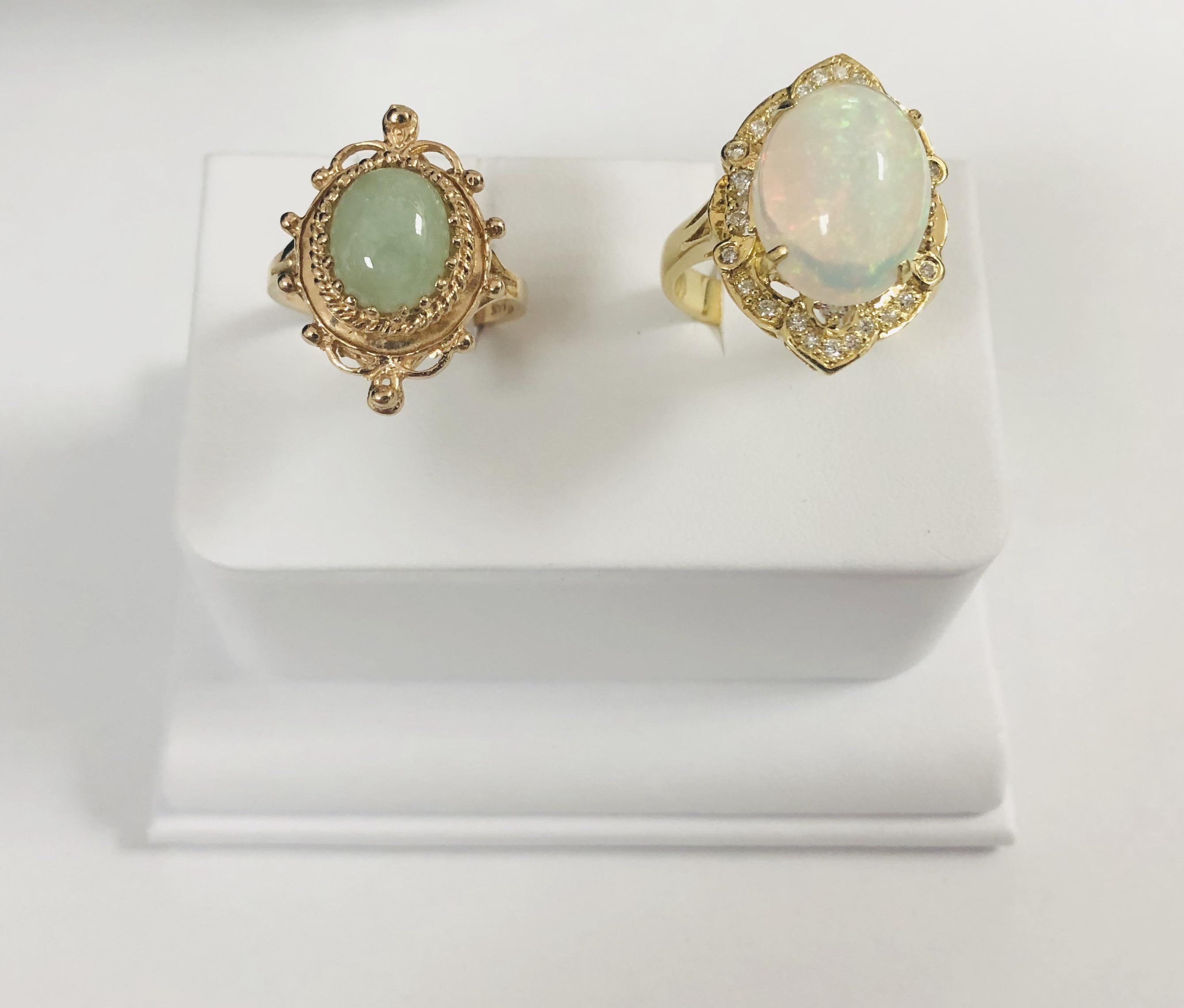My Opal and jade rings! | Scrolller