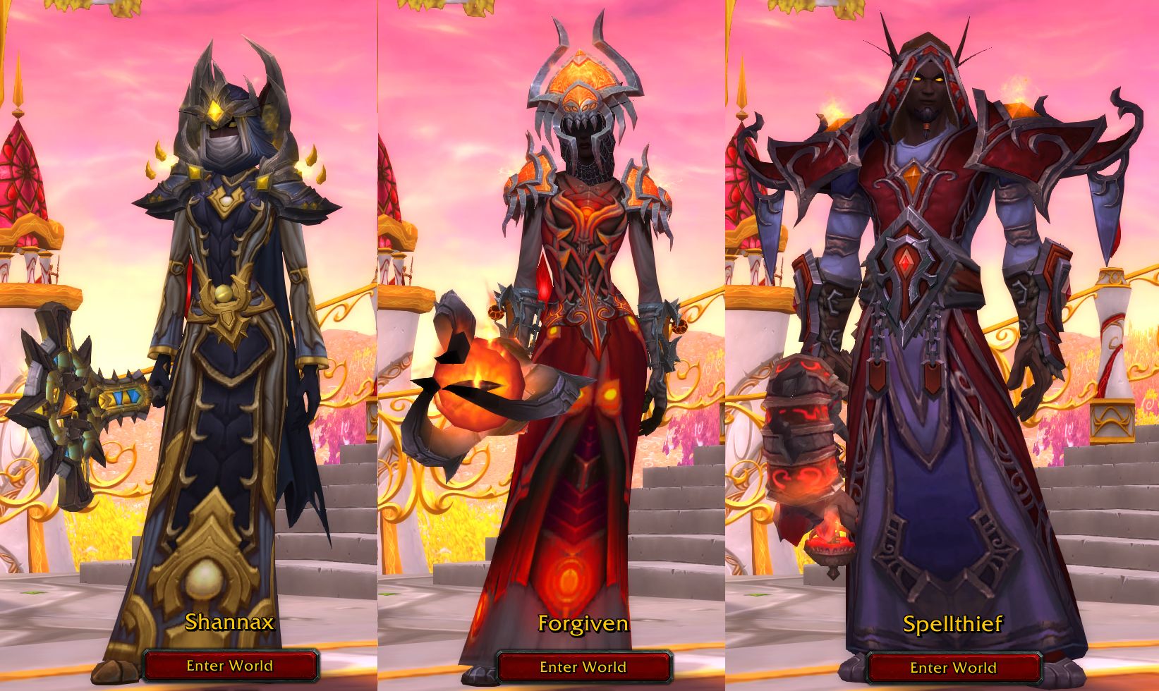 My priest, warlock and mage | Scrolller