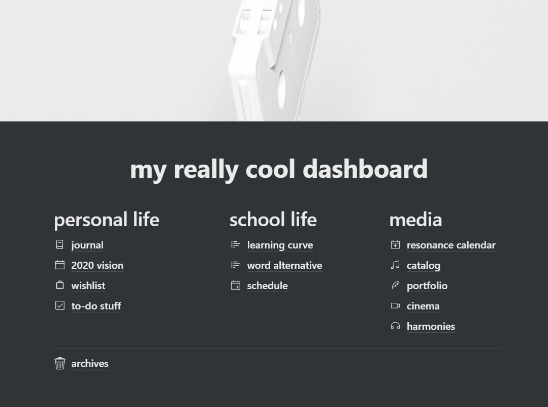 my really cool dashboard | Scrolller