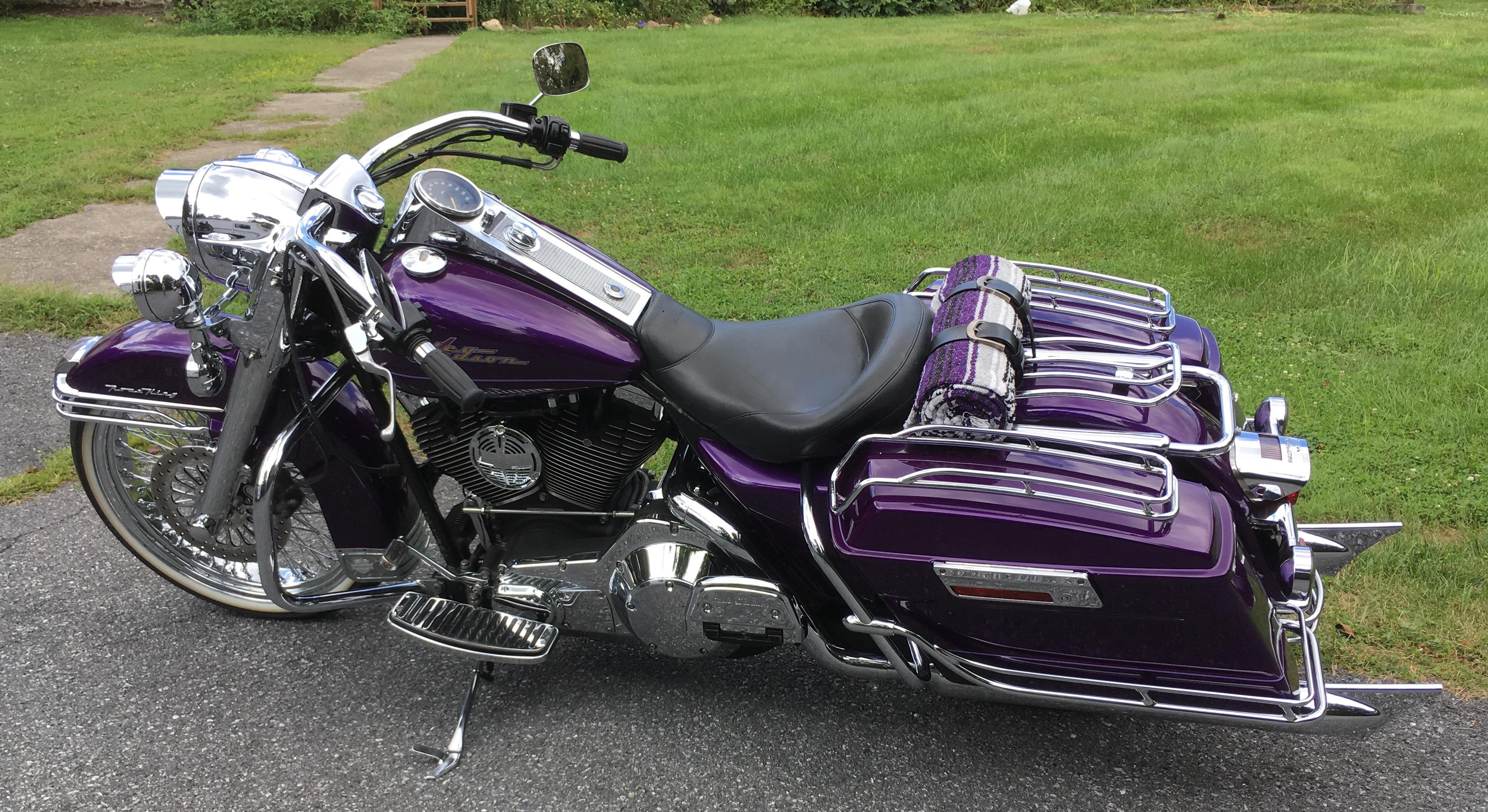 My recently completed 2000 Harley-Davidson Road King bagger... | Scrolller