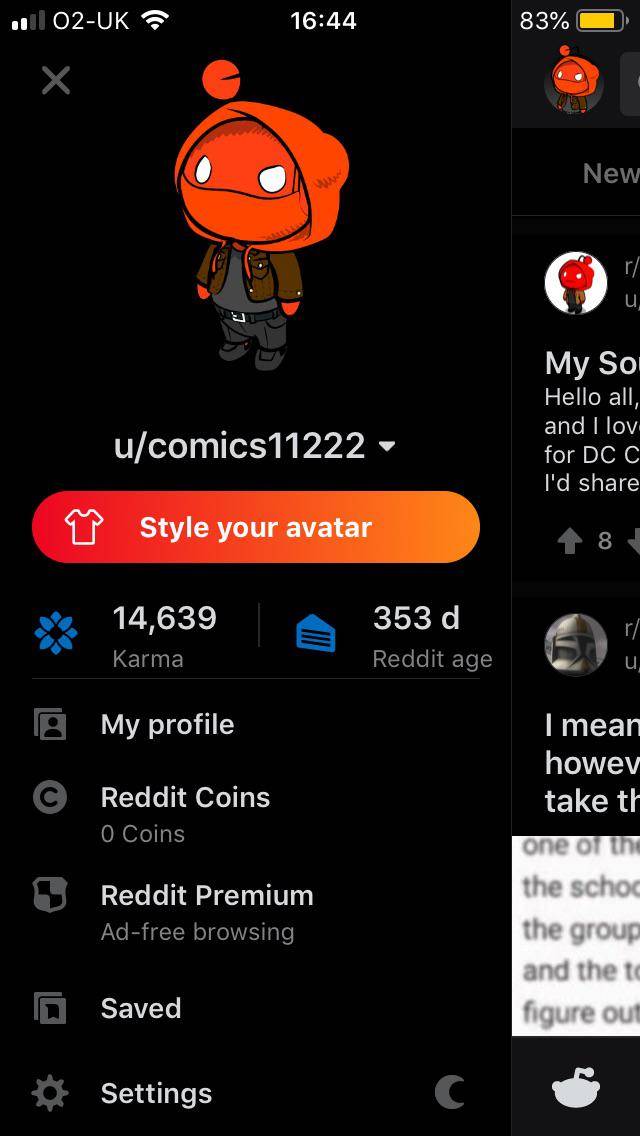 My red hood Reddit avatar | Scrolller