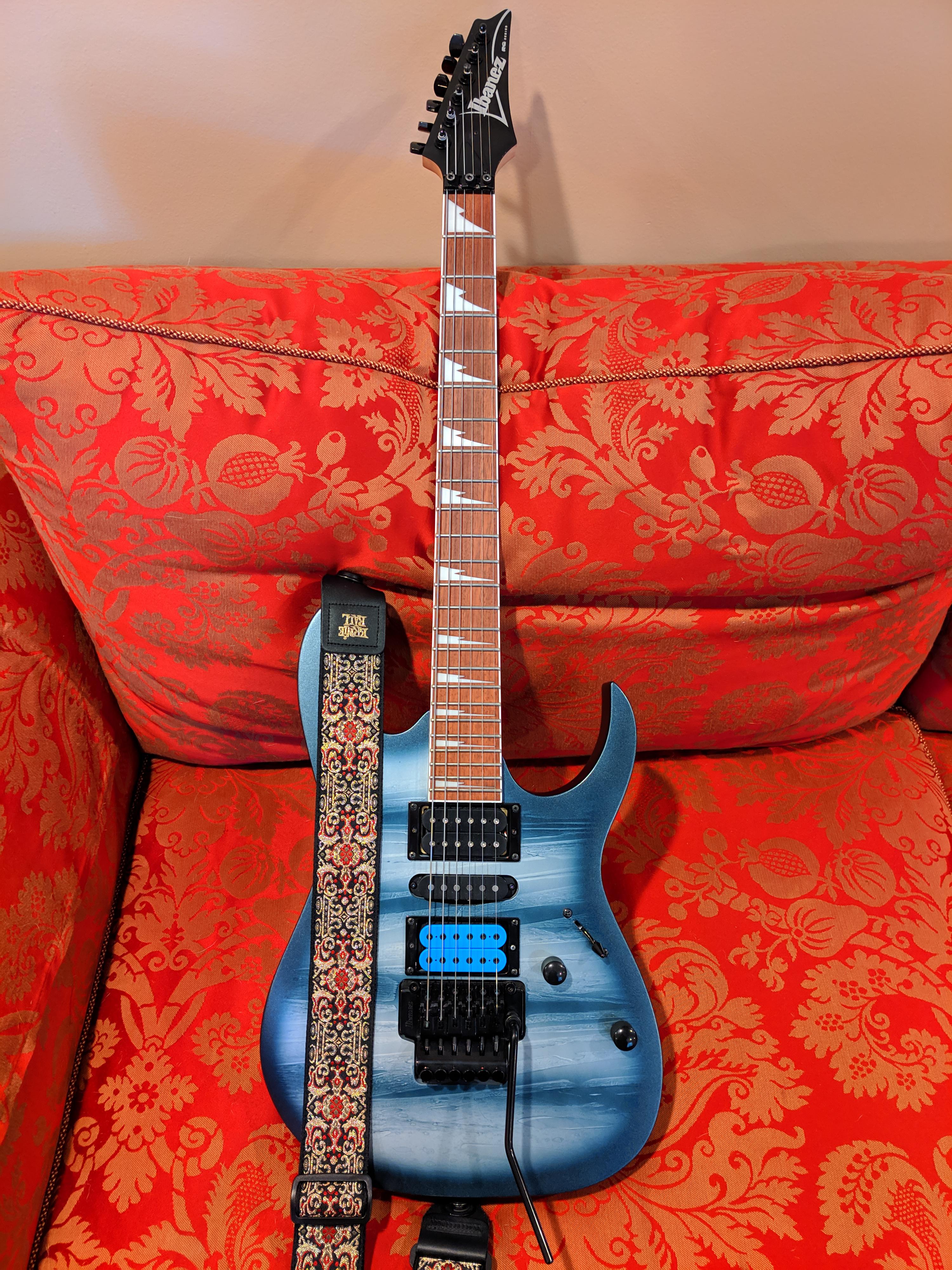 My RG470DX with a DiMarzio Evo 2 in the bridge. Plays as good it looks. | Scrolller