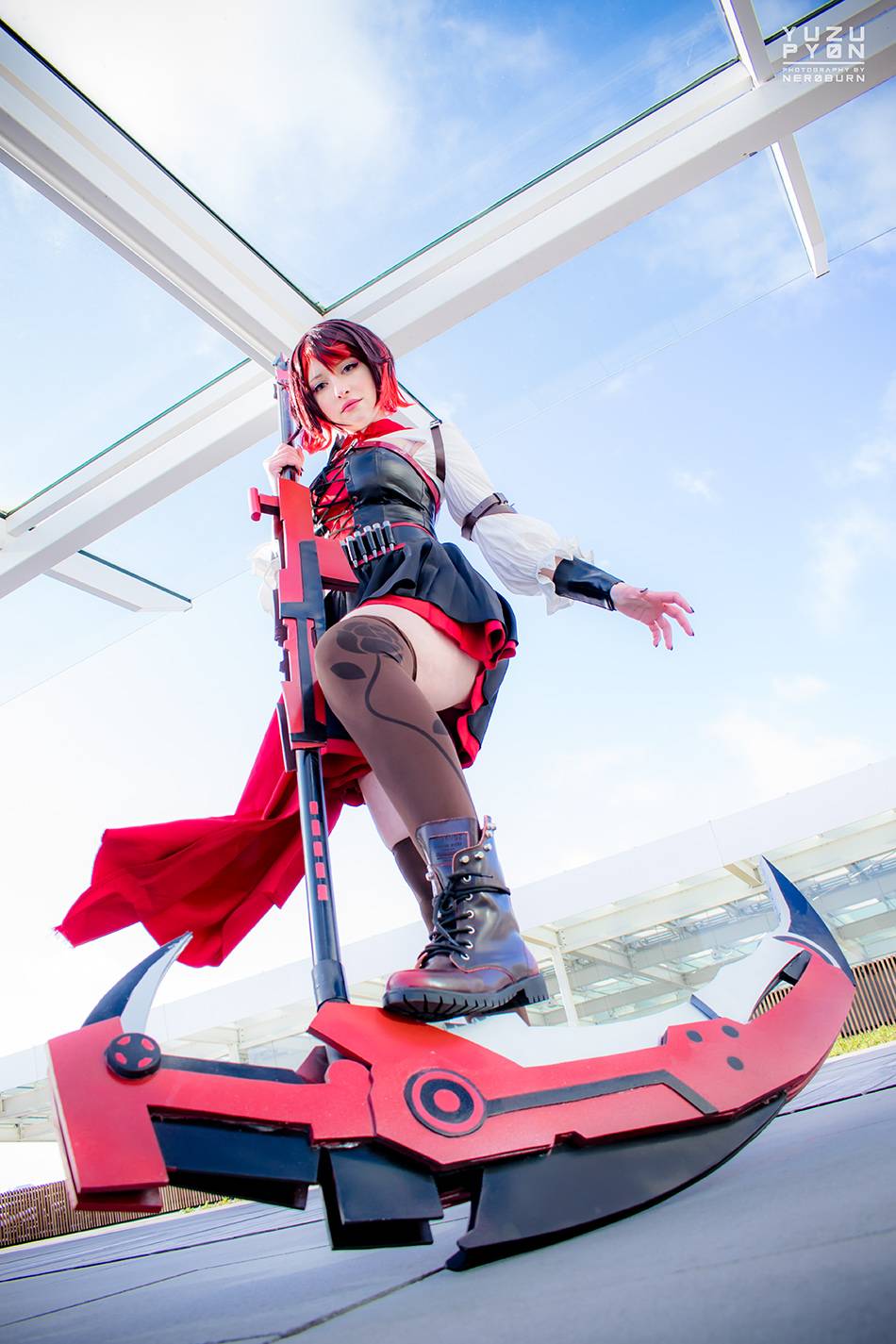 My Ruby cosplay! - Crescent Rose Scythe made by YuzuPyon [self] | Scrolller