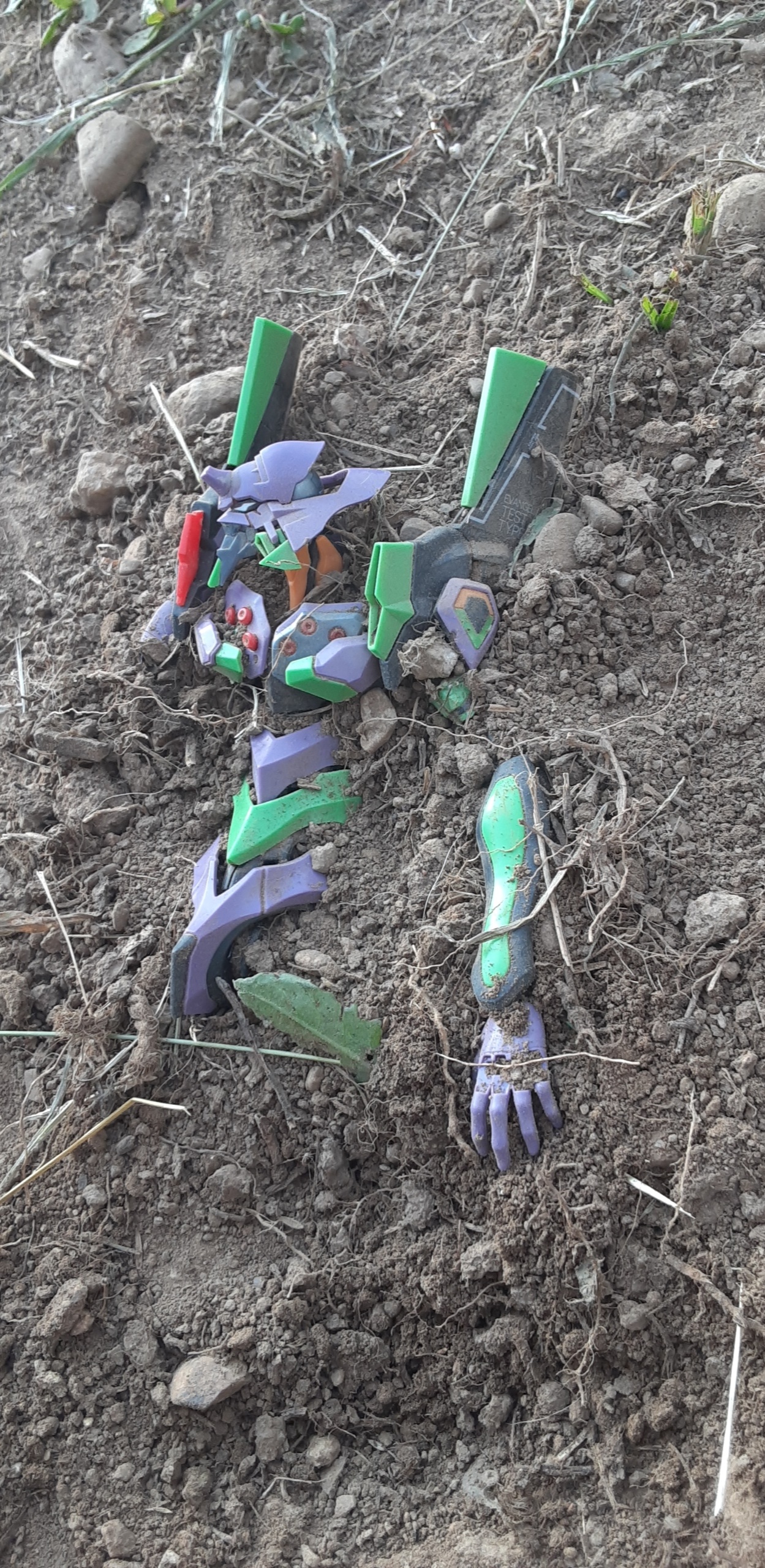 My ruined eva-01, took some destroyed pics | Scrolller