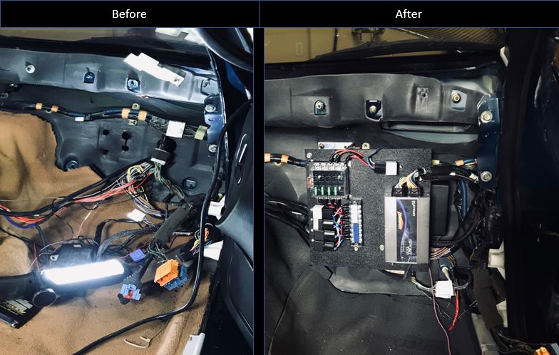 My RX7 FD Re-wire. Just about finished... | Scrolller