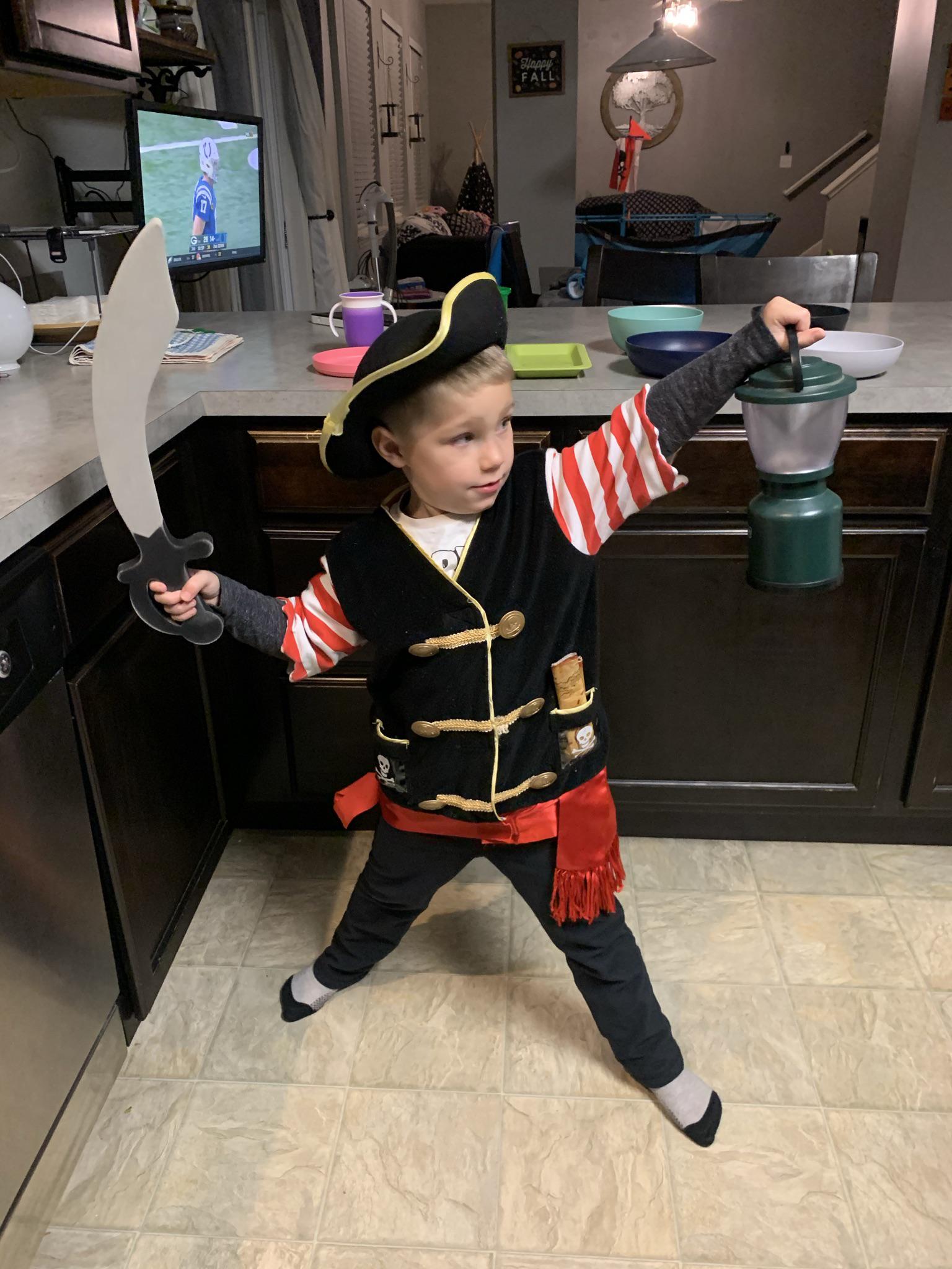 My son, the pirate. | Scrolller