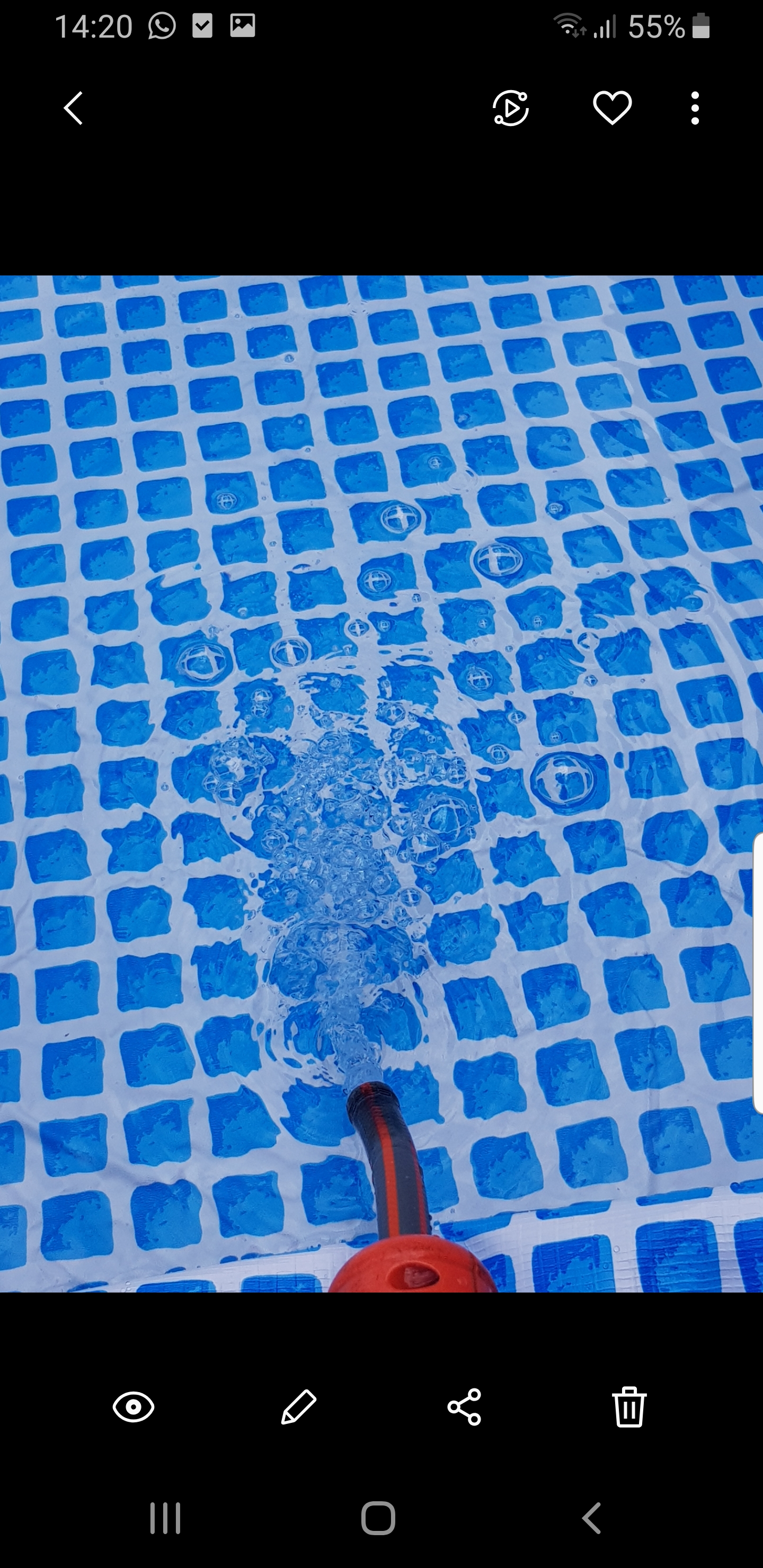 My swimming pool makes Smash Bros Bubbles | Scrolller