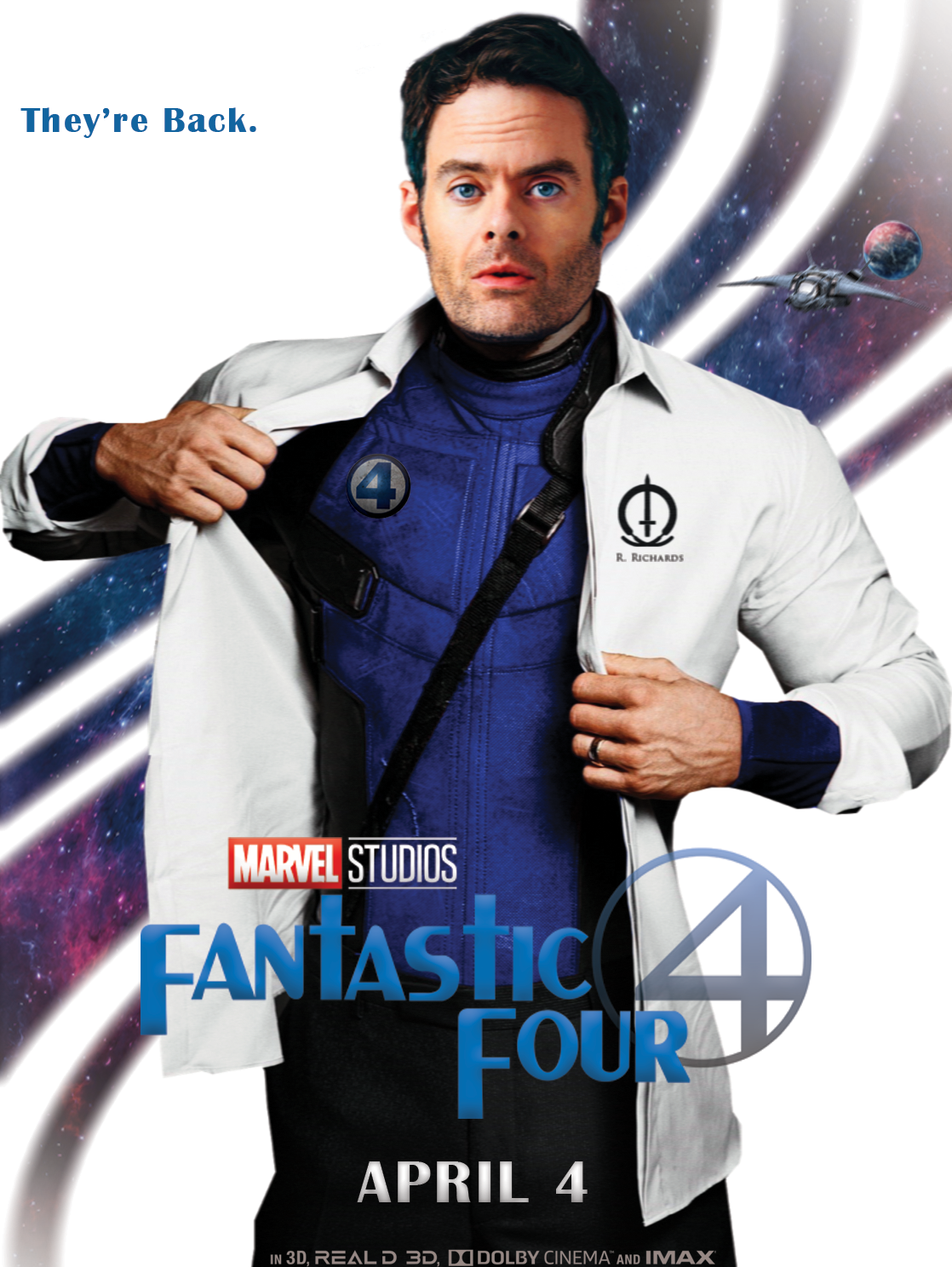 My take on Bill Hader as Mr. Fantastic. EDITED! | Scrolller