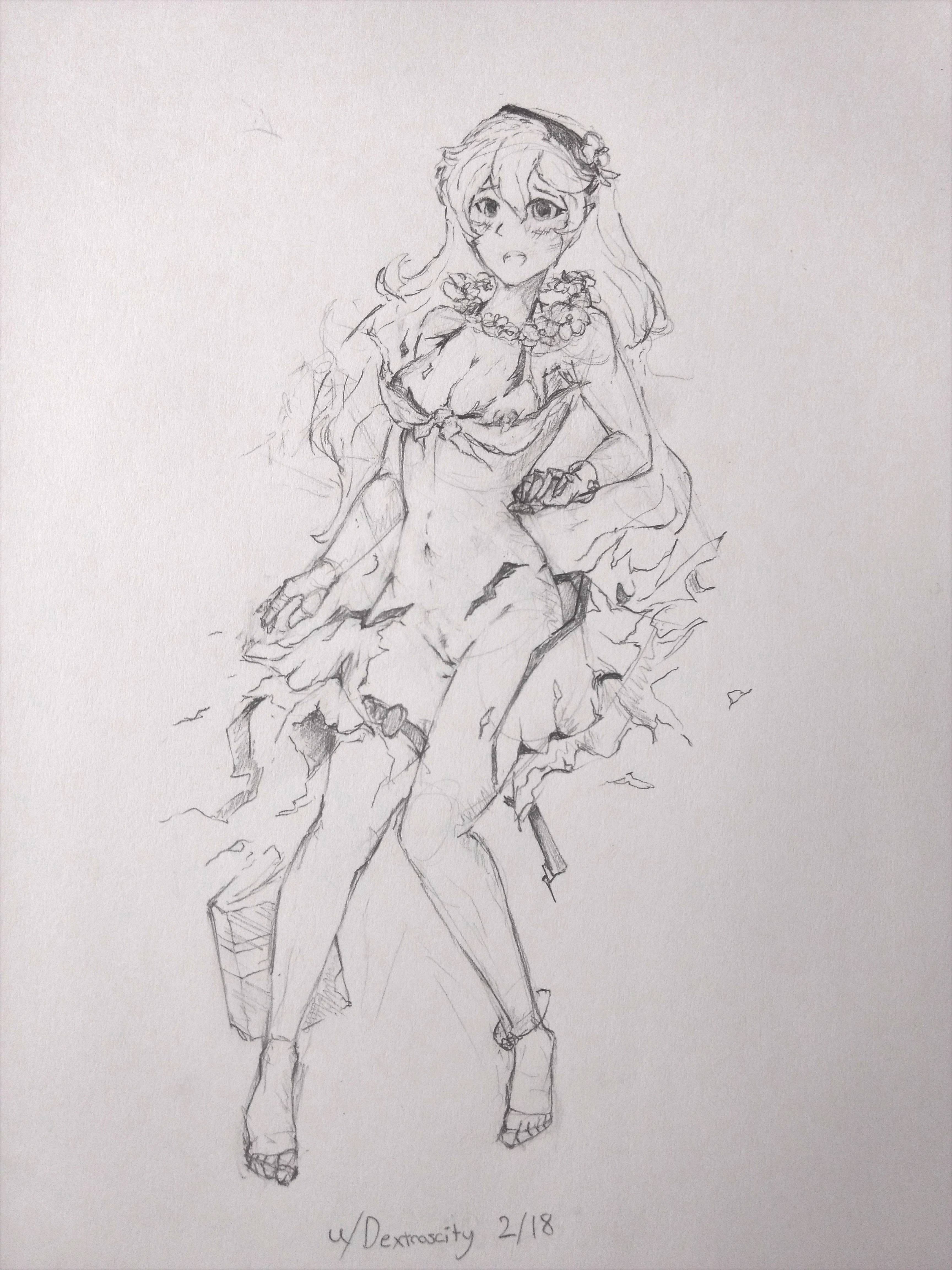 My take on S!Corrin damage art ;) | Scrolller