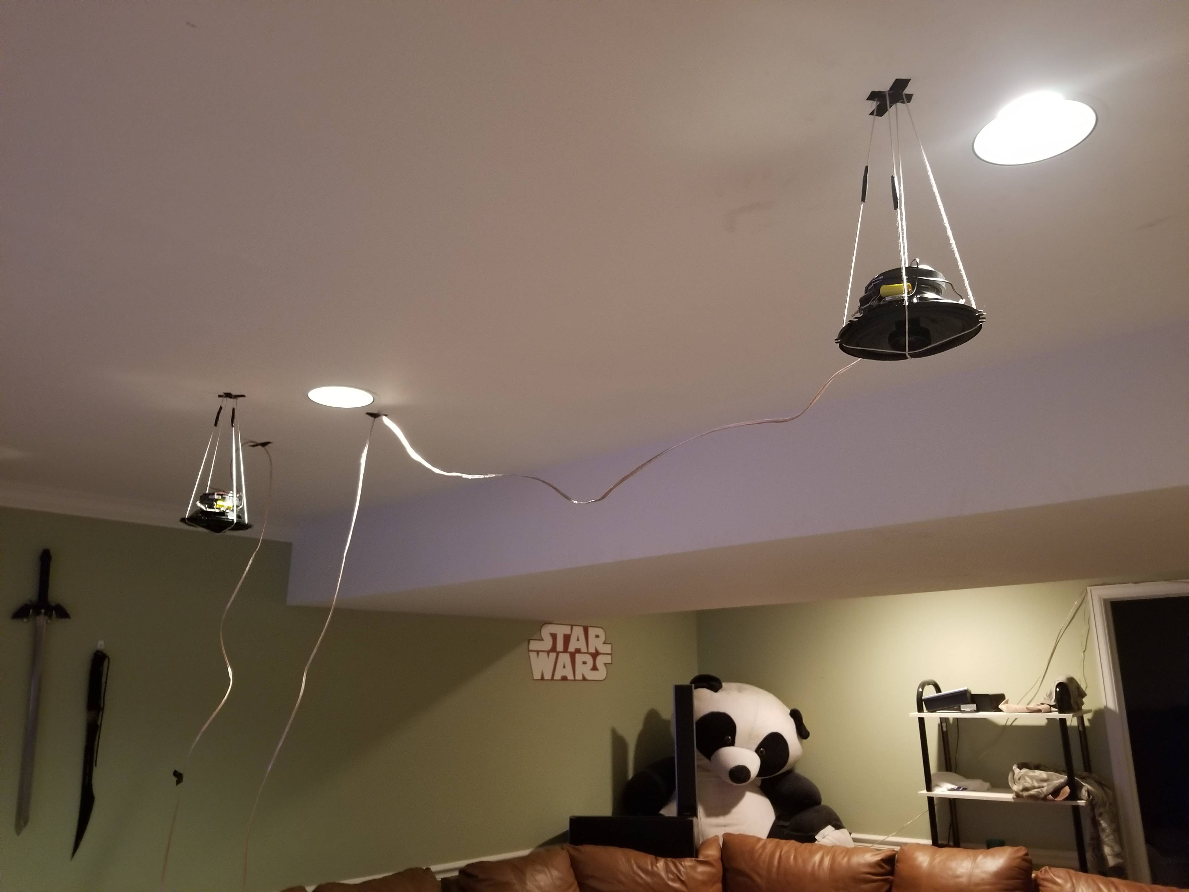 My "temporary" Atmos setup. | Scrolller