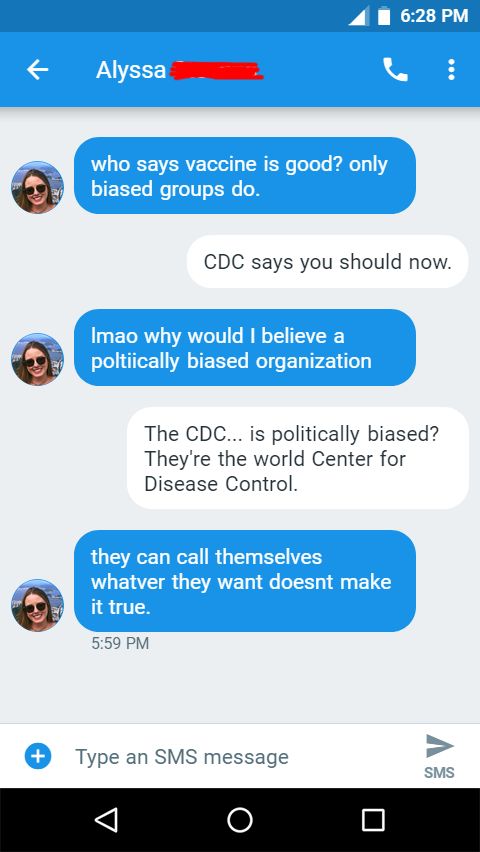 My US friend texting her sister 🙄 | Scrolller