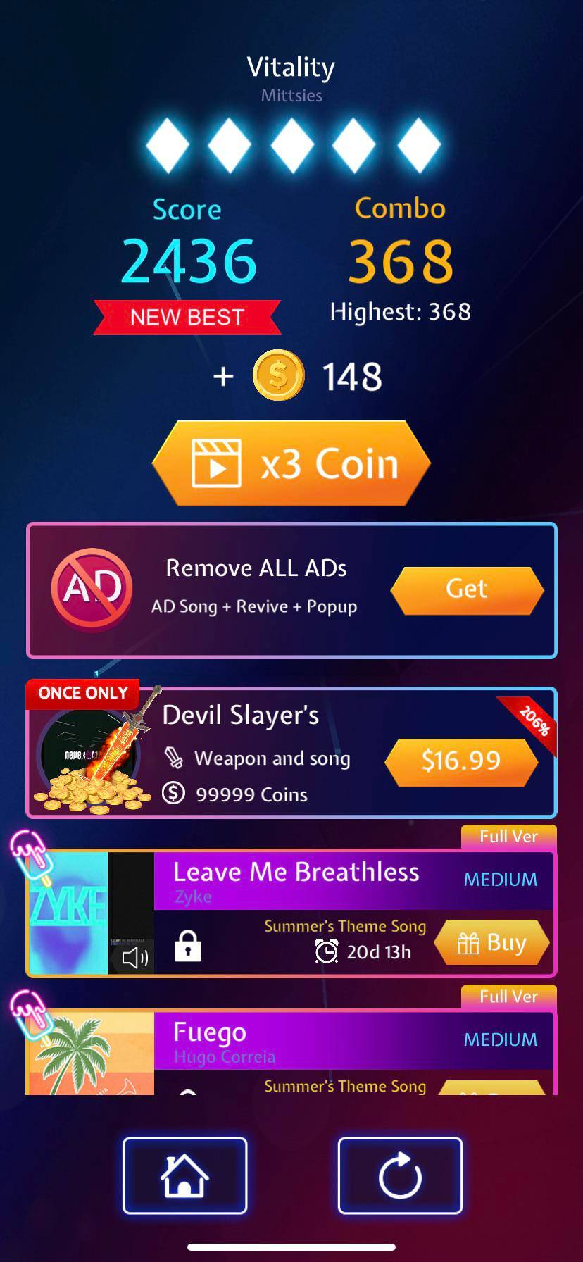 My very early record for Vitality! Even though the update is small, I really like it! | Scrolller