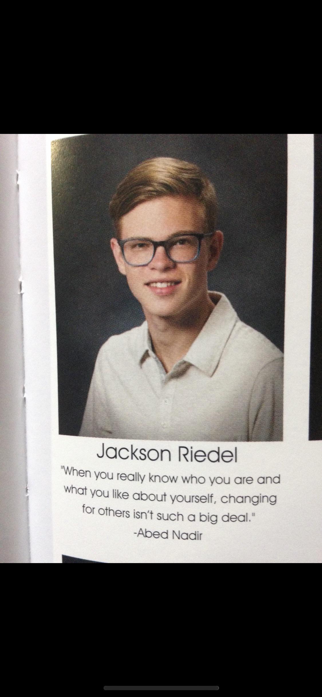 My yearbook quote came out perfect | Scrolller