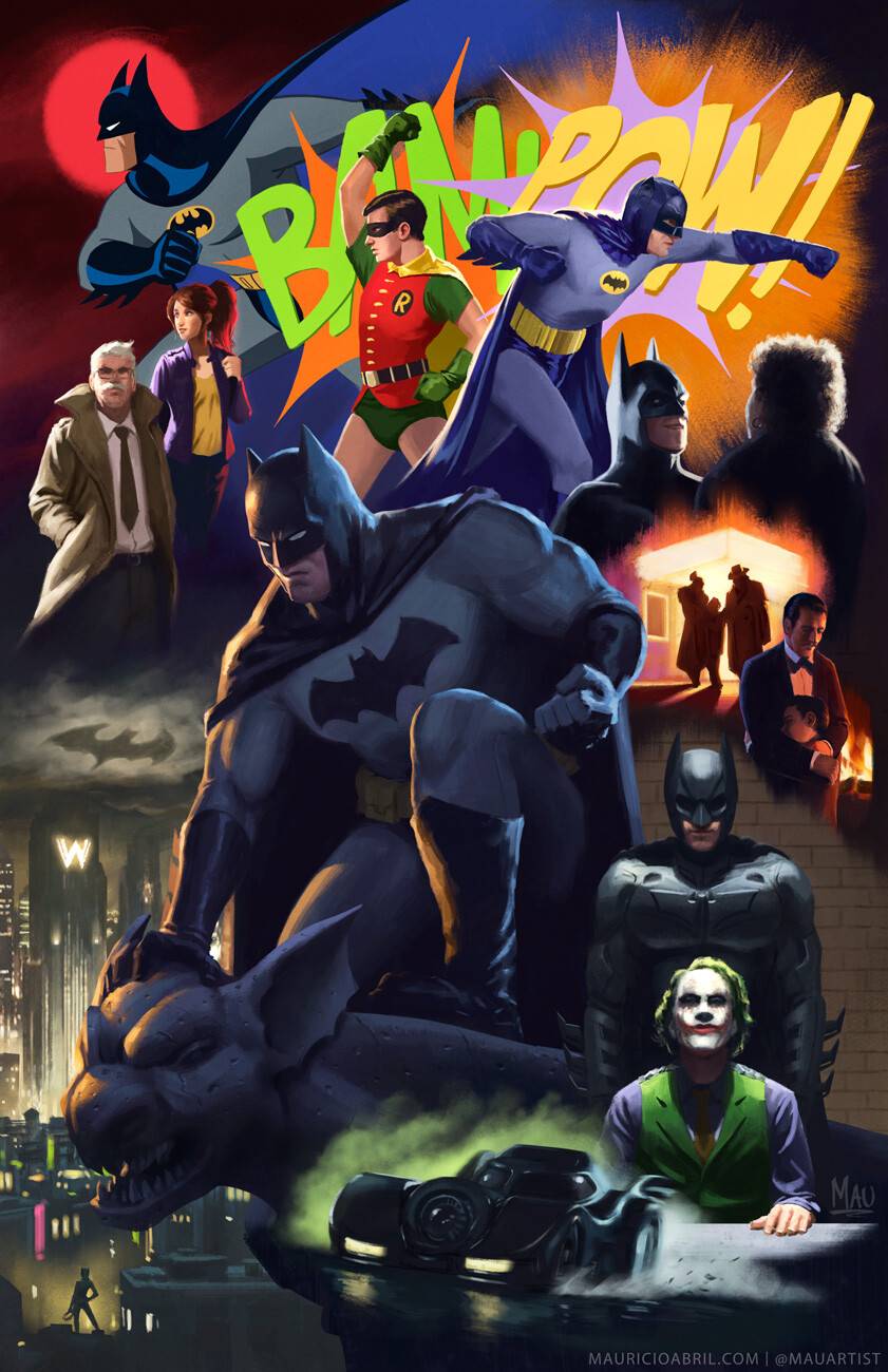 Mythologies: Batman by Mauricio Abril | Scrolller