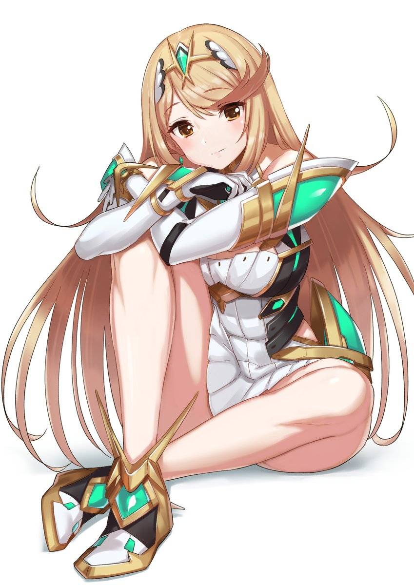 Mythra sitting down | Scrolller
