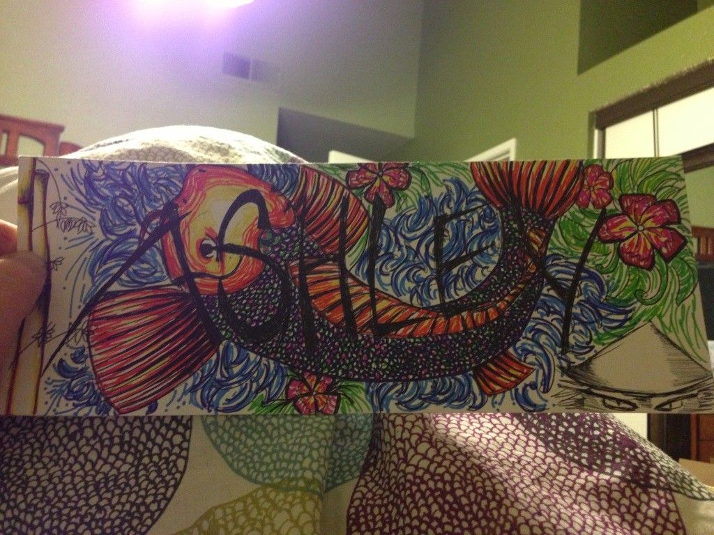 Name card in class .. for carried away.. | Scrolller