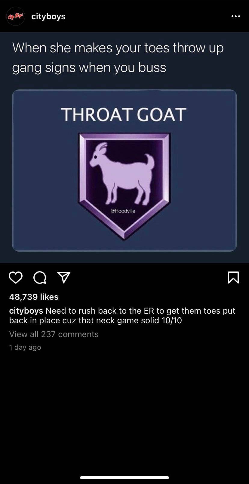 name some throat goats in the comments 👇 | Scrolller