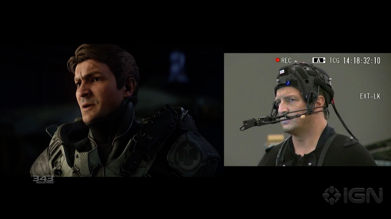 Nathan Fillion performing motion capture for Buck in Halo 5 | Scrolller