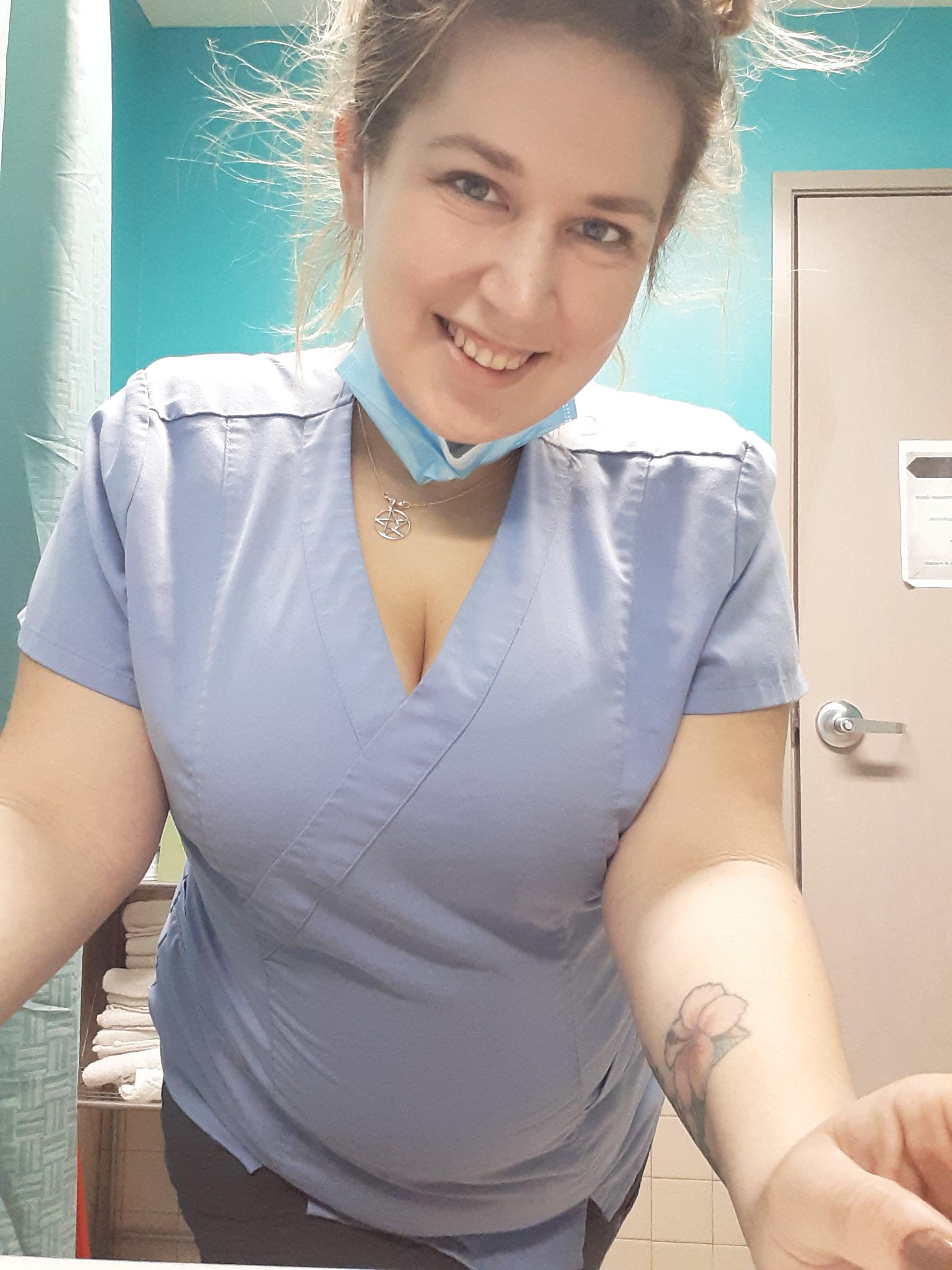 Naughtiest nurse is back on duty😜 I've missed yall! | Scrolller