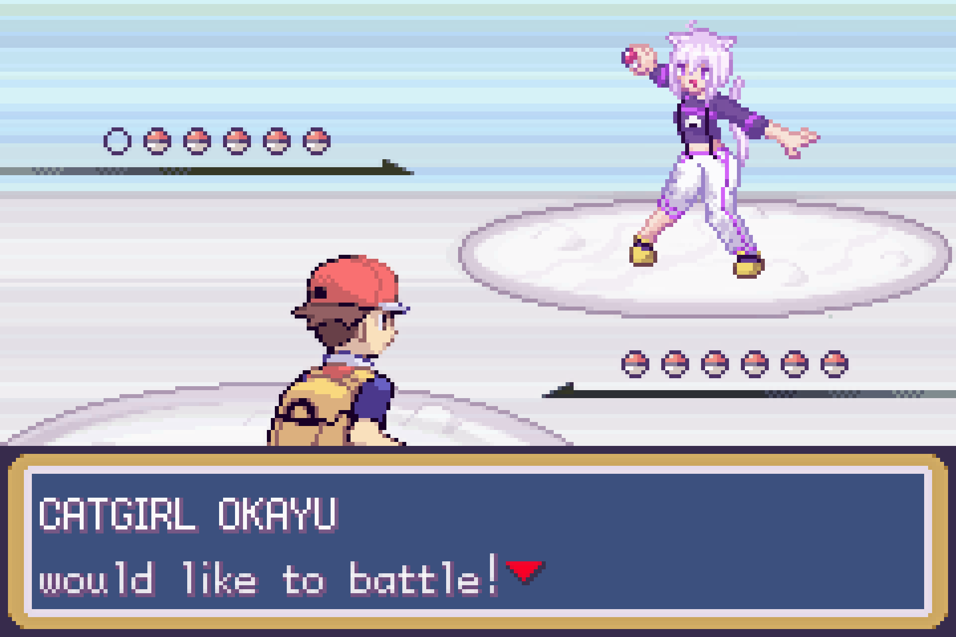 Nekomata Okayu as a Pokemon Trainer! 🍙💖 | Scrolller