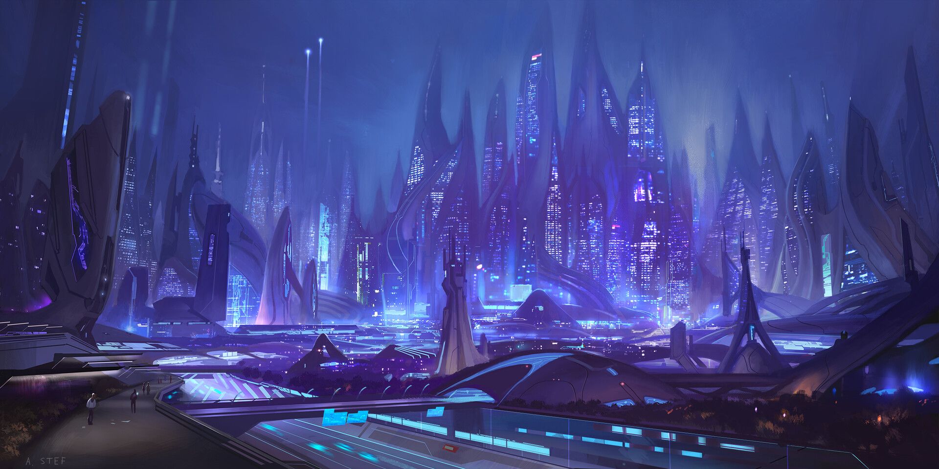Neon City by Andrei Stef | Scrolller