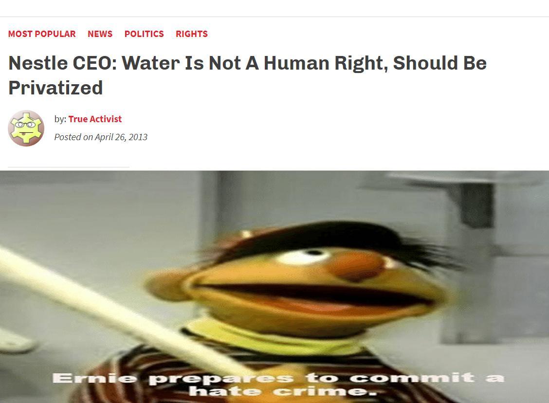 Nestle bad. | Scrolller