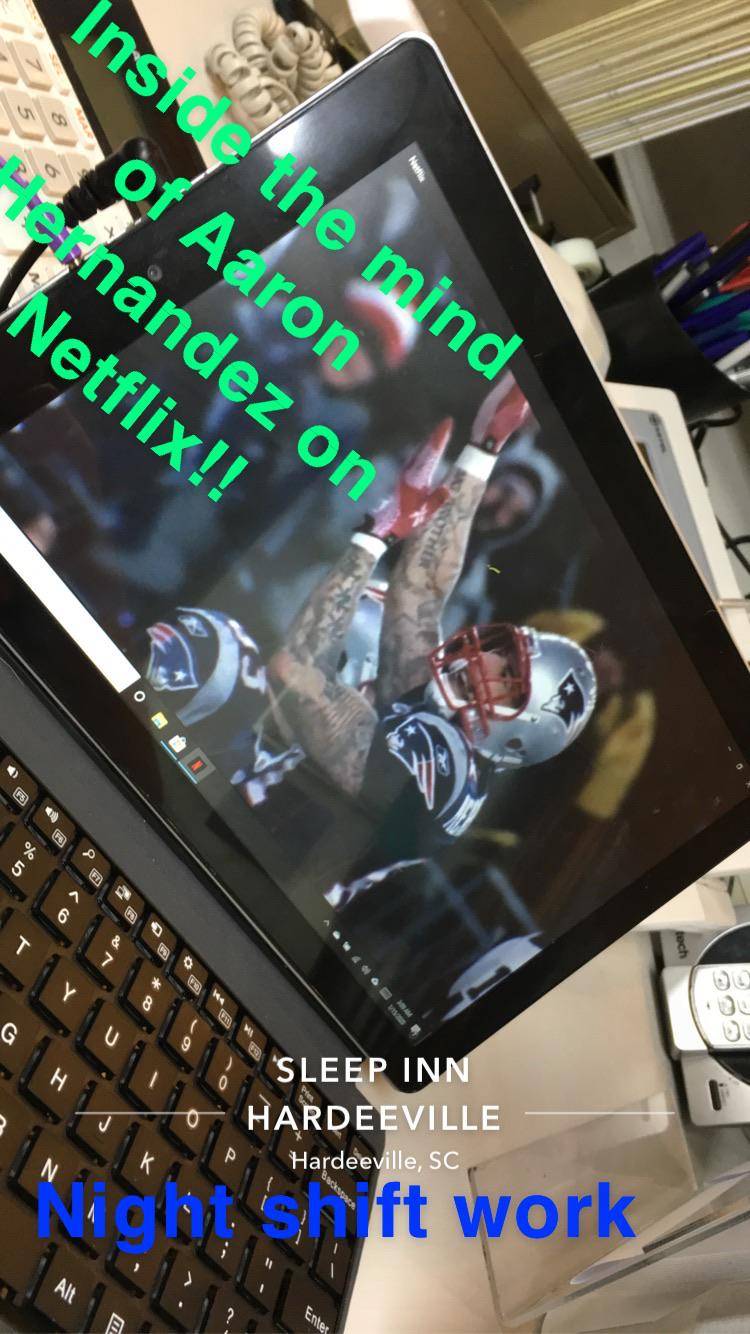 Netflix on night shift Aaron Hernandez | Scrolller