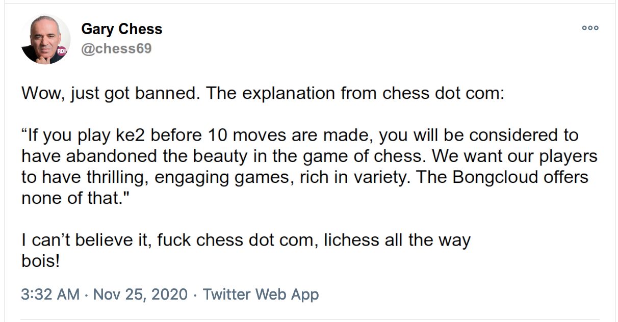 New abandoned game rule from chess.com | Scrolller