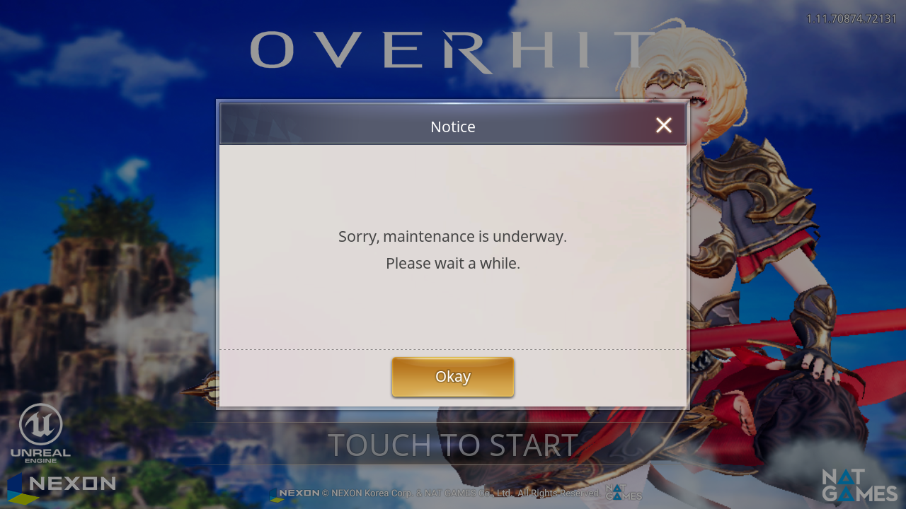 New background! Me features and many more! Tho the game is under maintenance,lol | Scrolller