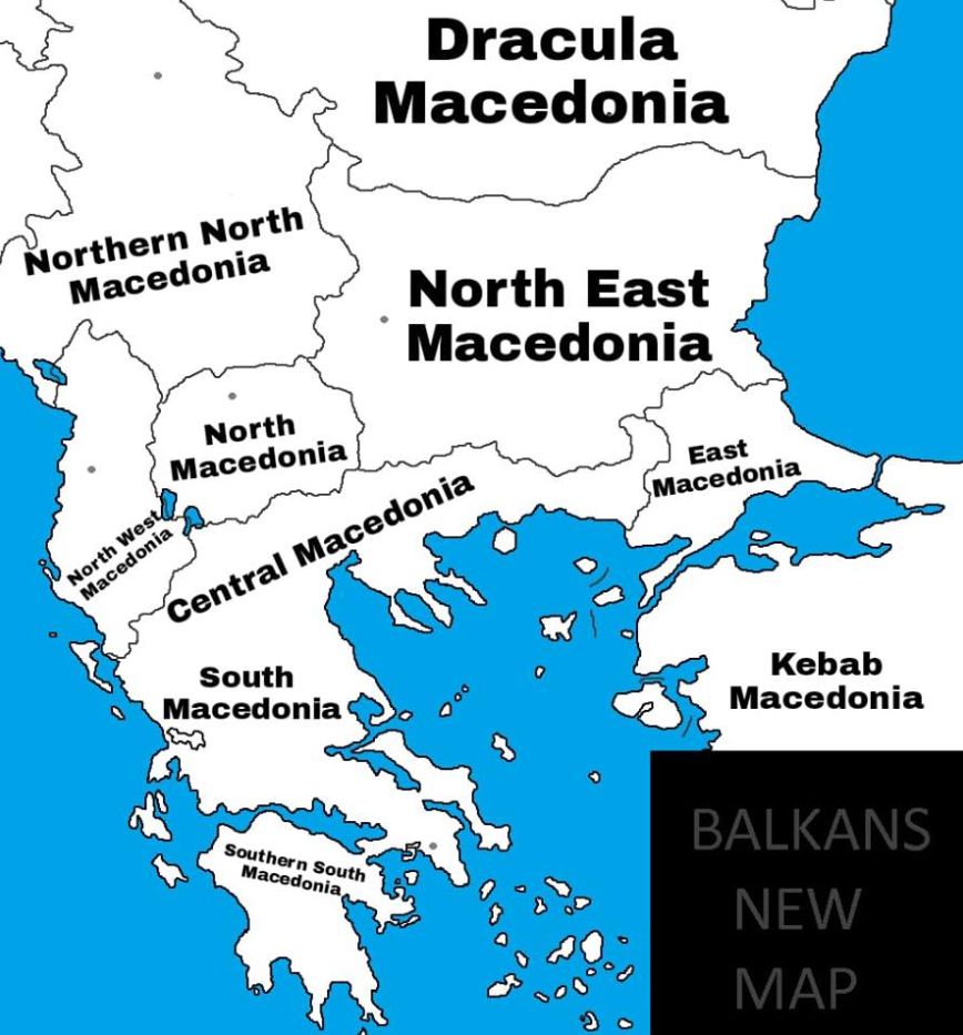 New Balkans Map | Scrolller