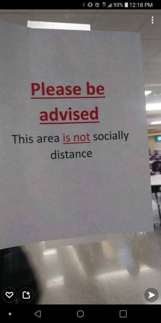 NEW CAFETERIA SIGN - NO MORE SEGREGATION!!! | Scrolller