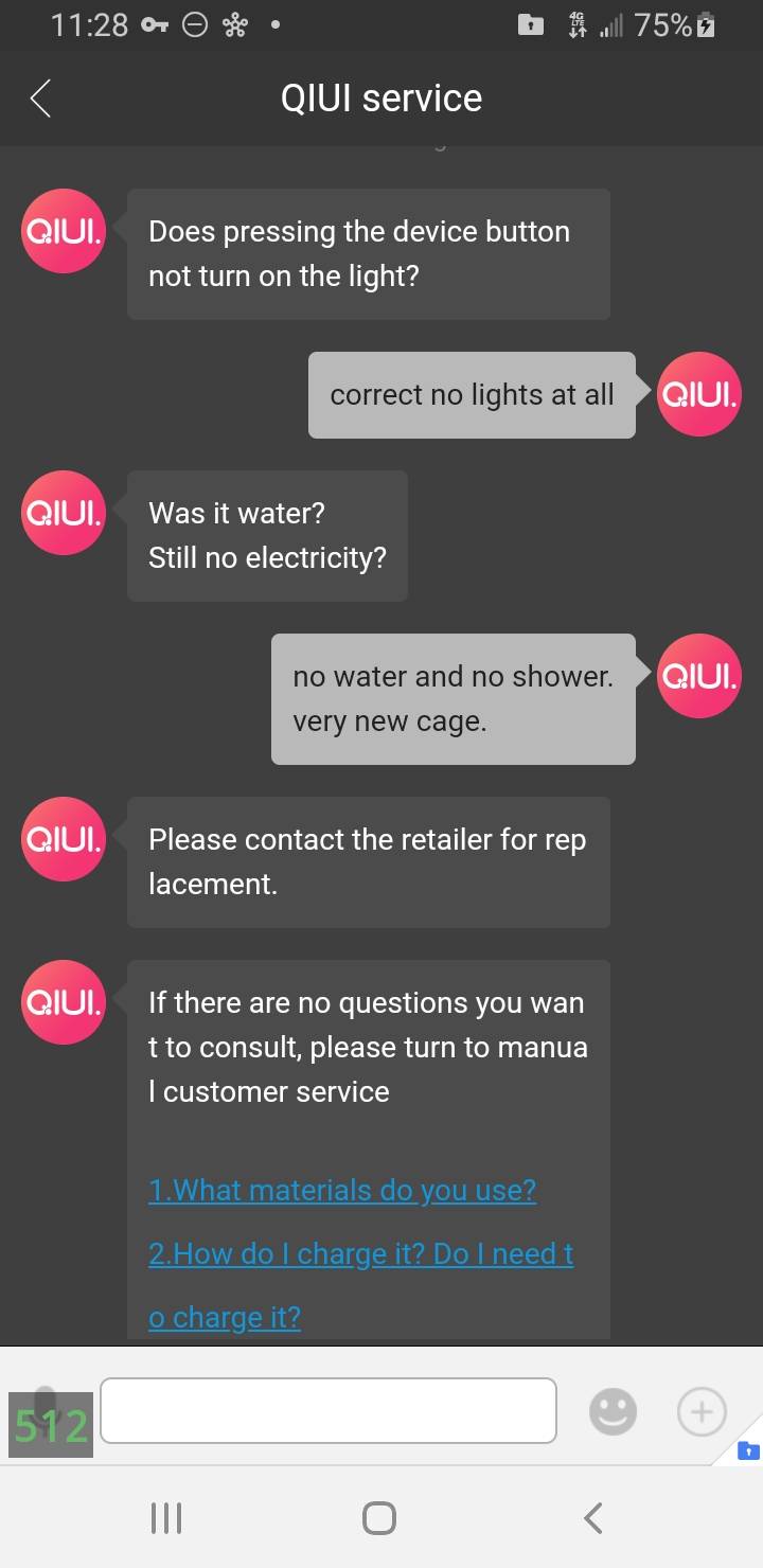 New cage worked days but now no power. | Scrolller